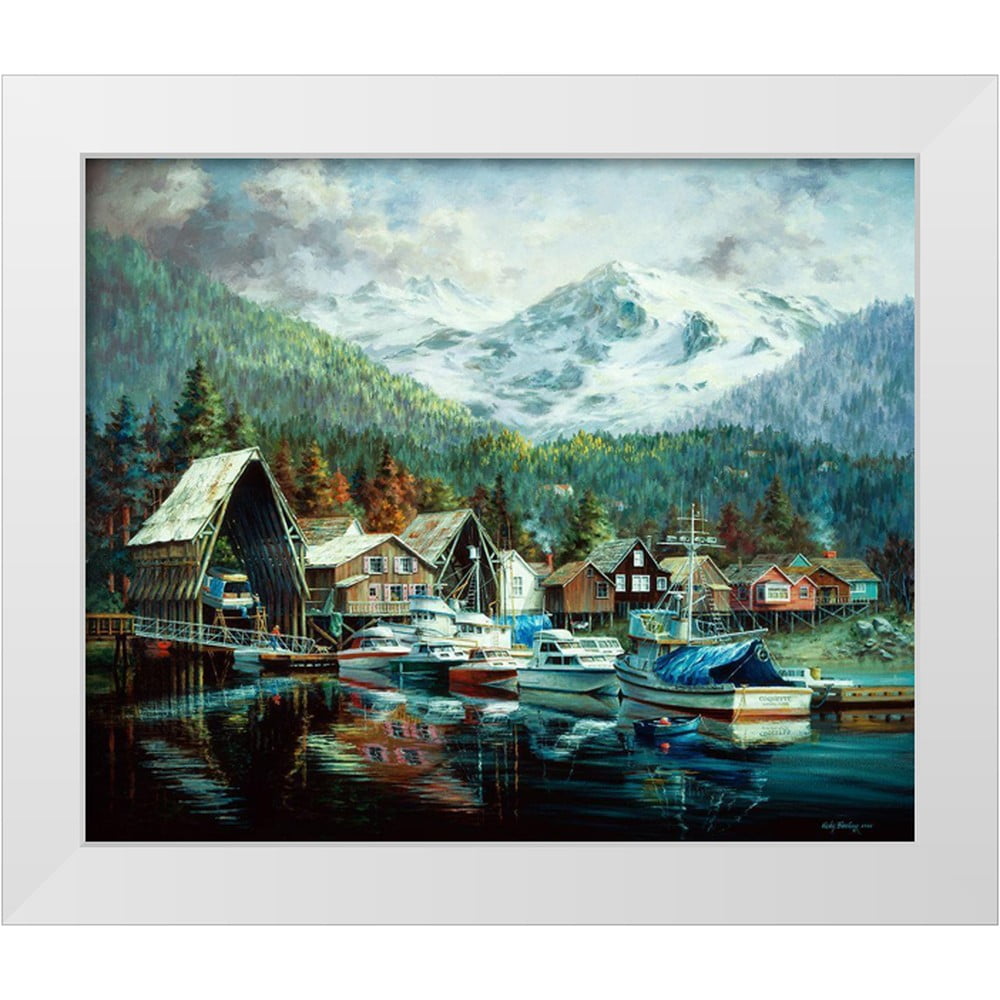 Boehme, Nicky 17x15 White Modern Wood Framed Museum Art Print Titled ...