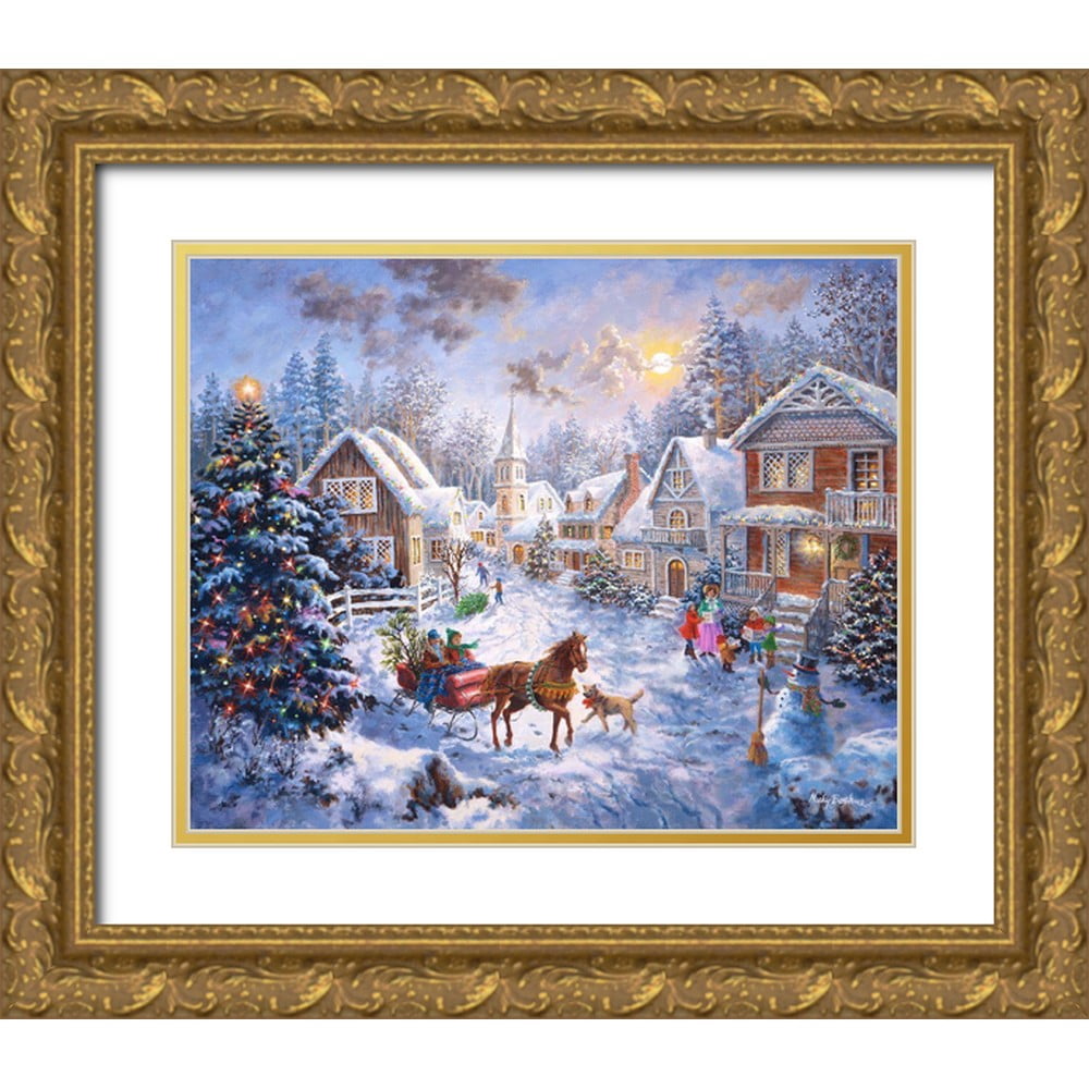 Boehme, Nicky 18x15 Gold Ornate Wood Framed with Double Matting Museum ...