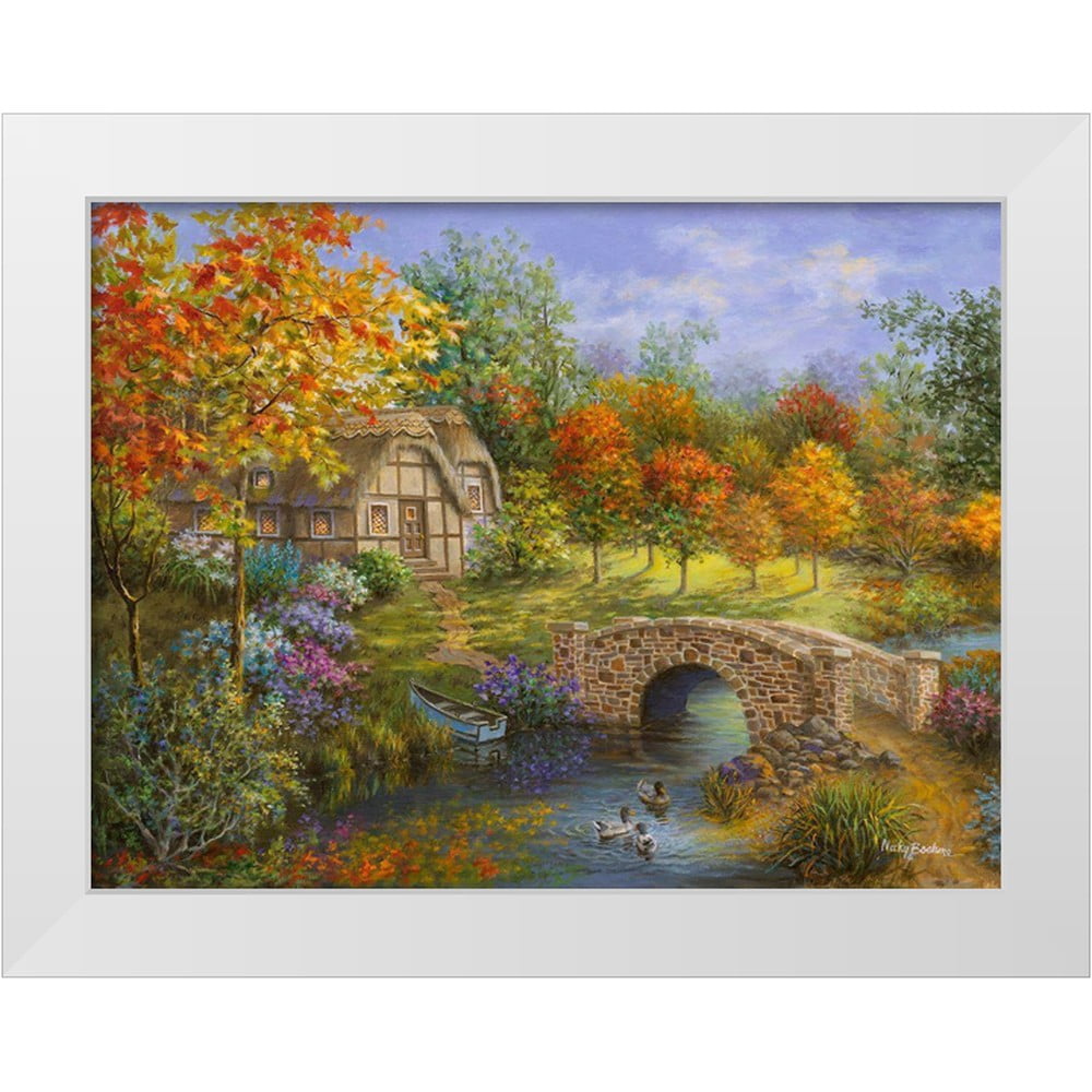 Boehme, Nicky 24x19 White Modern Wood Framed Museum Art Print Titled ...