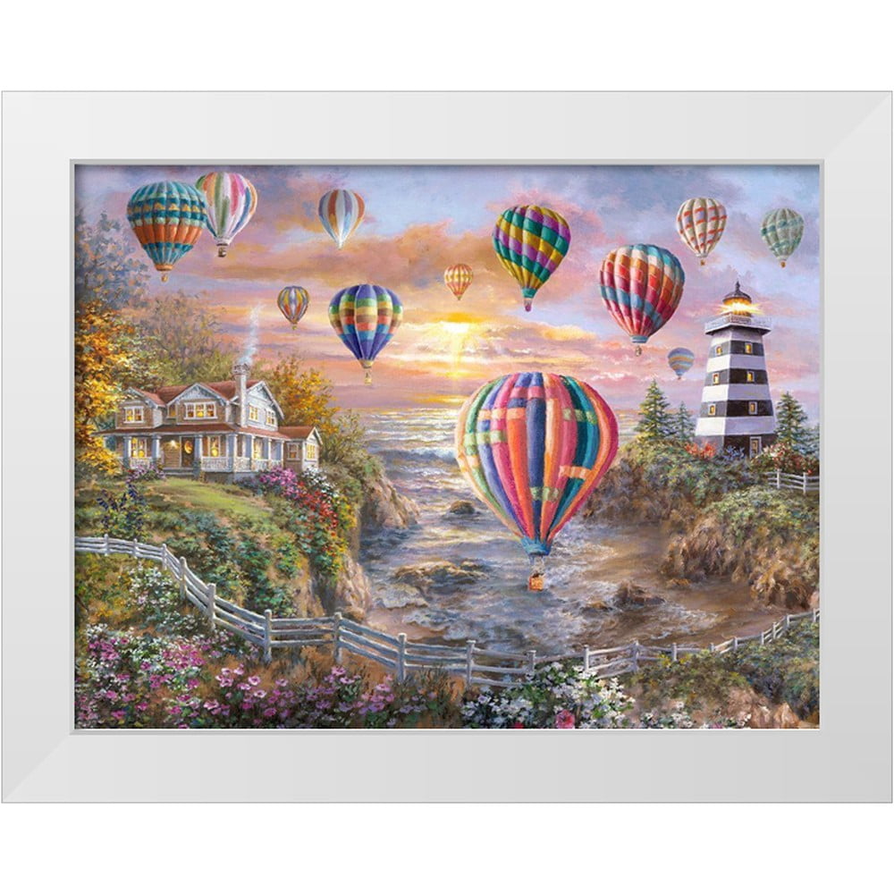 Boehme, Nicky 24x19 White Modern Wood Framed Museum Art Print Titled ...