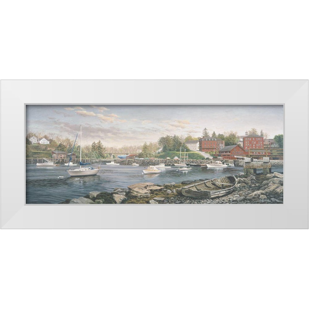 Boehme, Nicky 32x15 White Modern Wood Framed Museum Art Print Titled ...