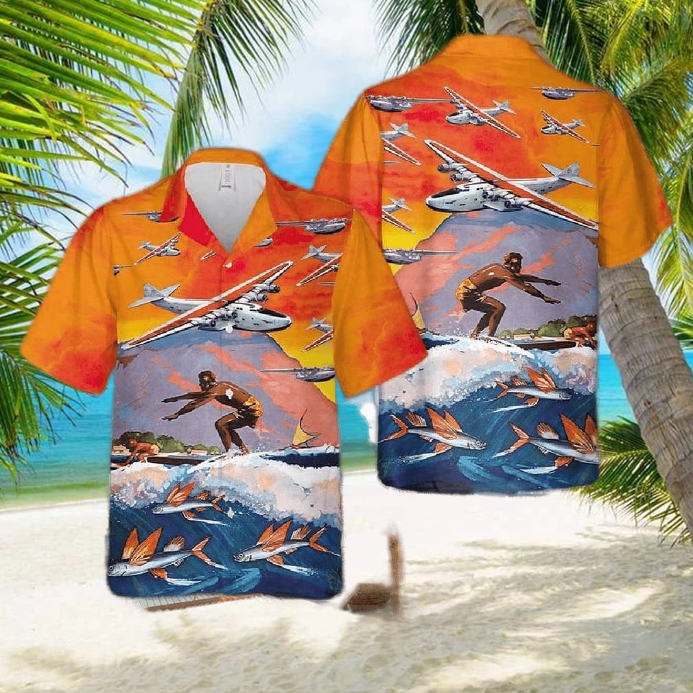 Boeing 314 Clipper Hawaiian Shirt - Walmart.com