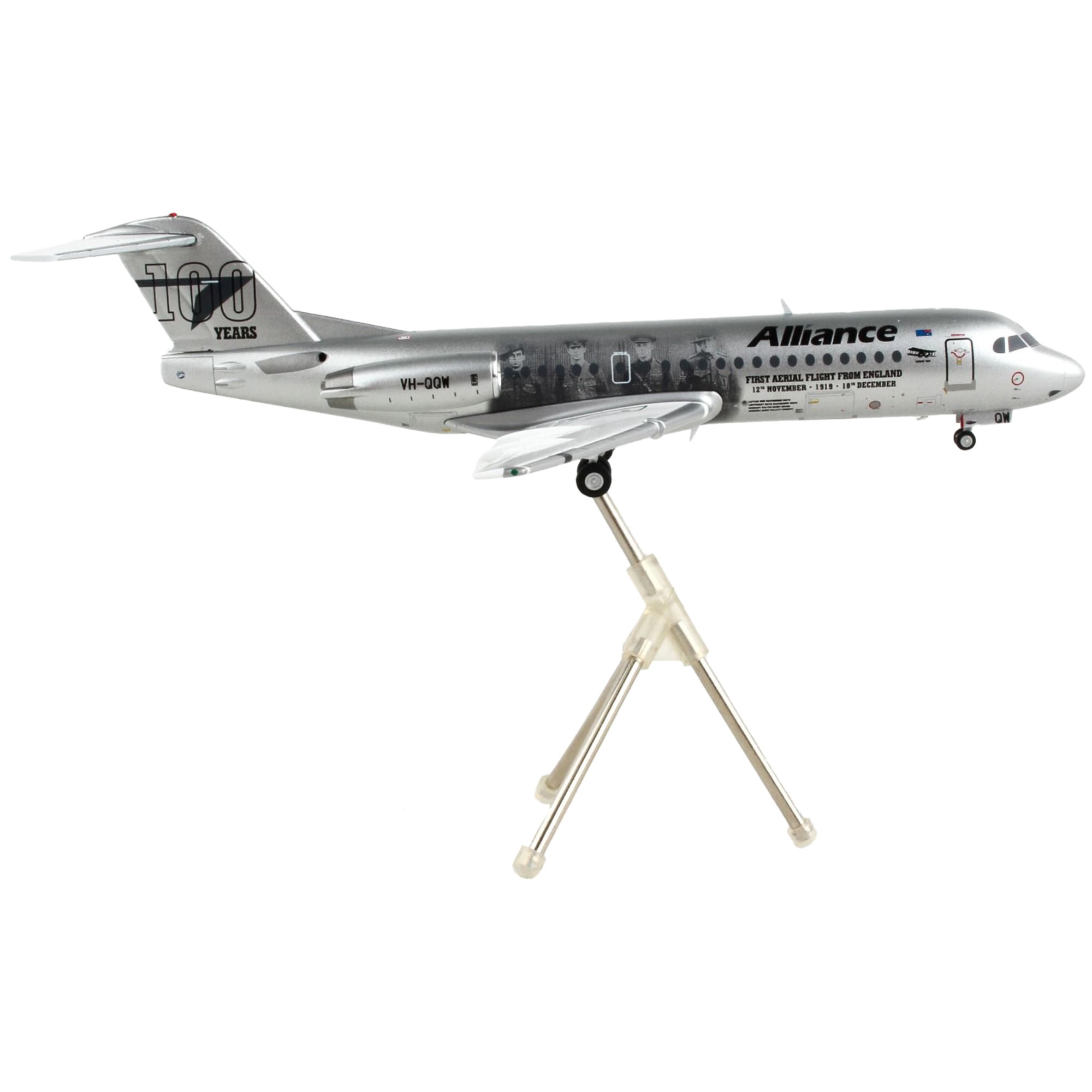 Boeing 727-200 Commercial Aircraft "Western Airlines" Silver w/Red ...