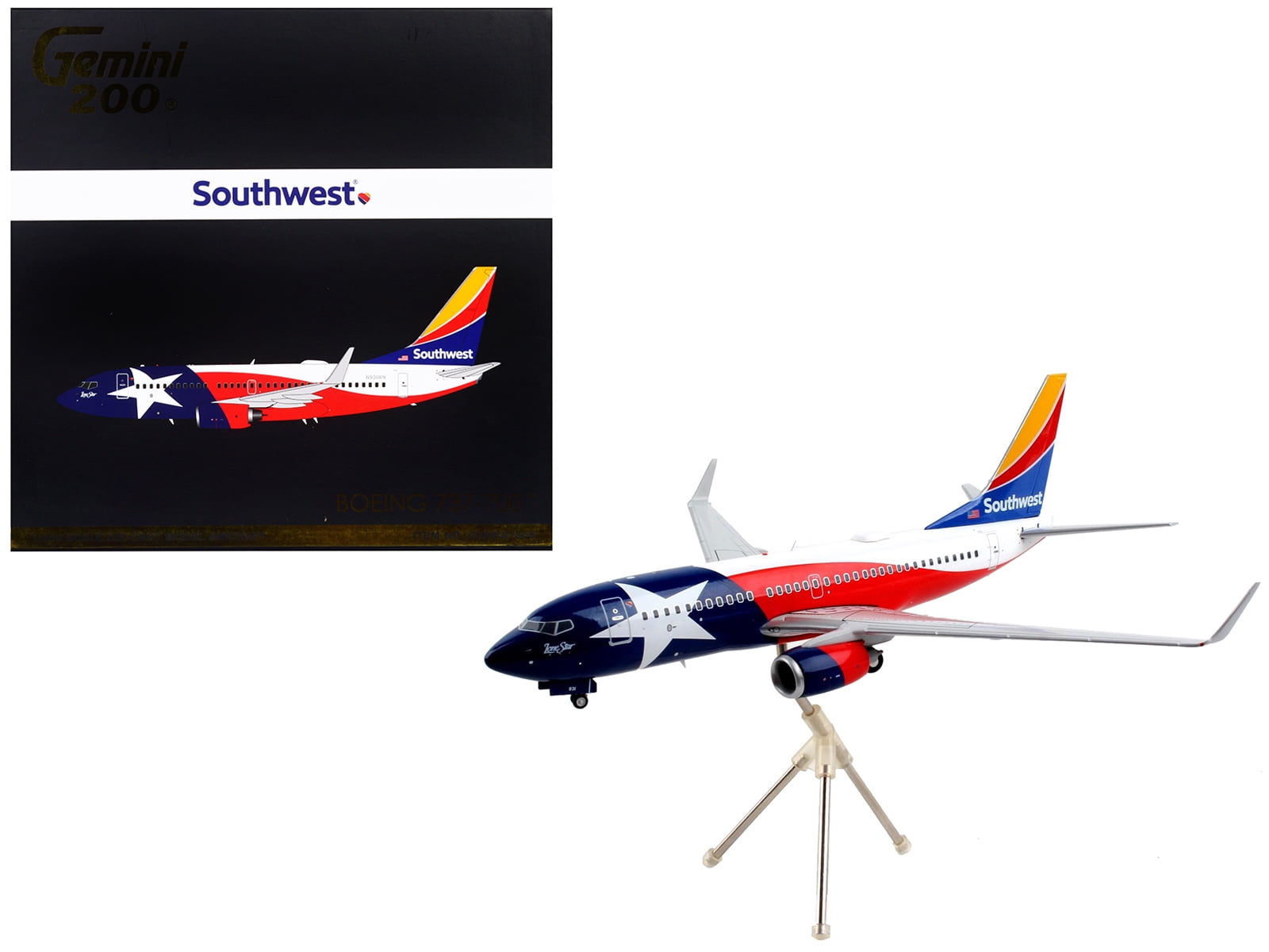 Boeing 737-700 Commercial Aircraft "Southwest Airlines - Lone Star One ...