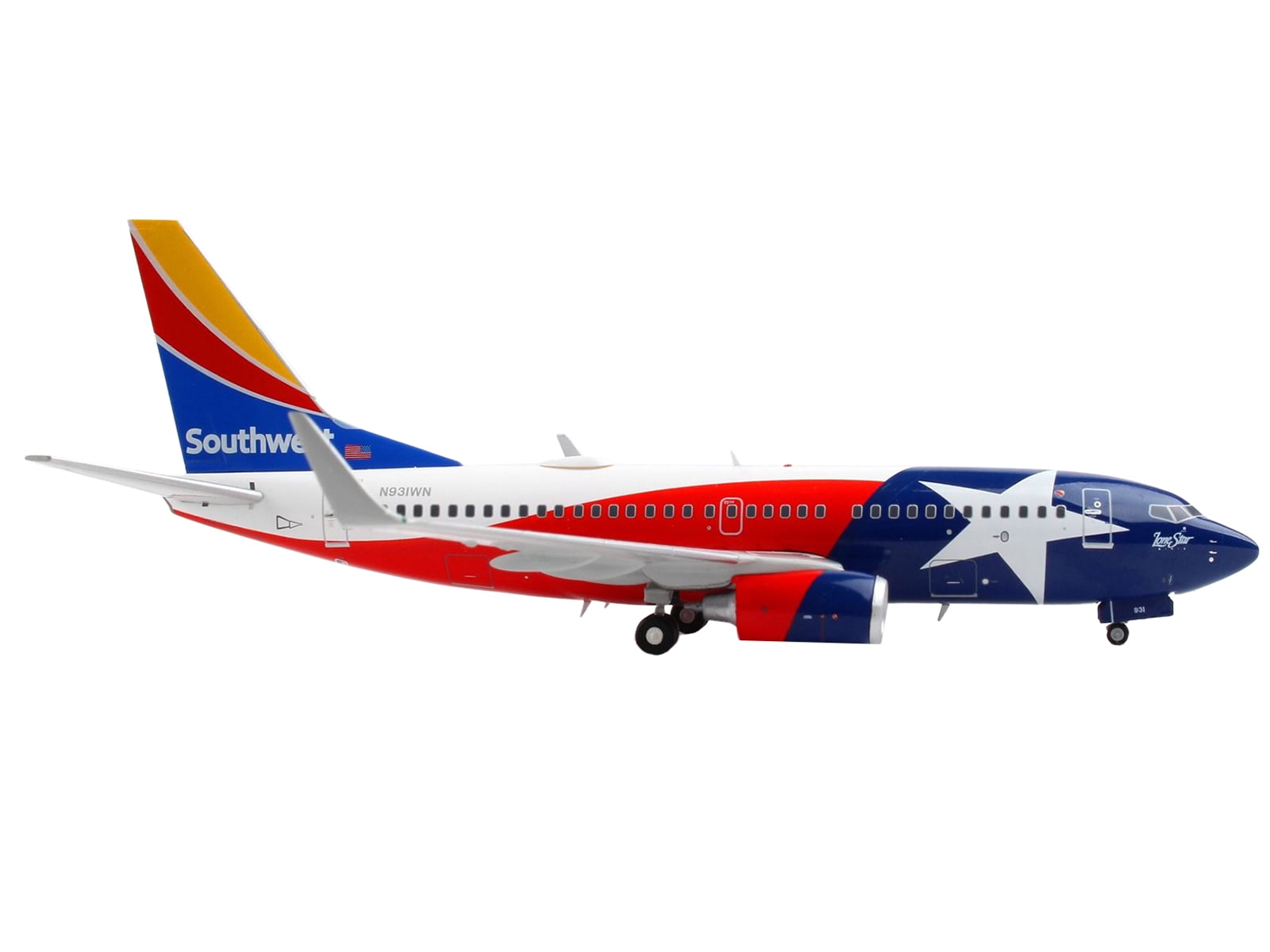 Boeing 737-700 Commercial Aircraft "Southwest Airlines - Lone Star One ...