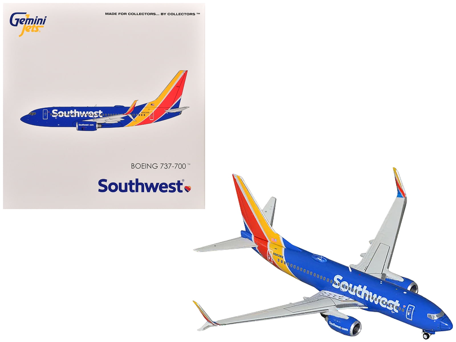 Boeing 737-700 Commercial Aircraft "Southwest Airlines" (N943WN) Blue ...