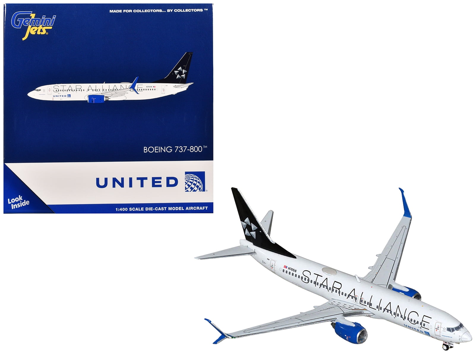 Boeing 737-800 Commercial Aircraft "United Airlines - Star Alliance ...