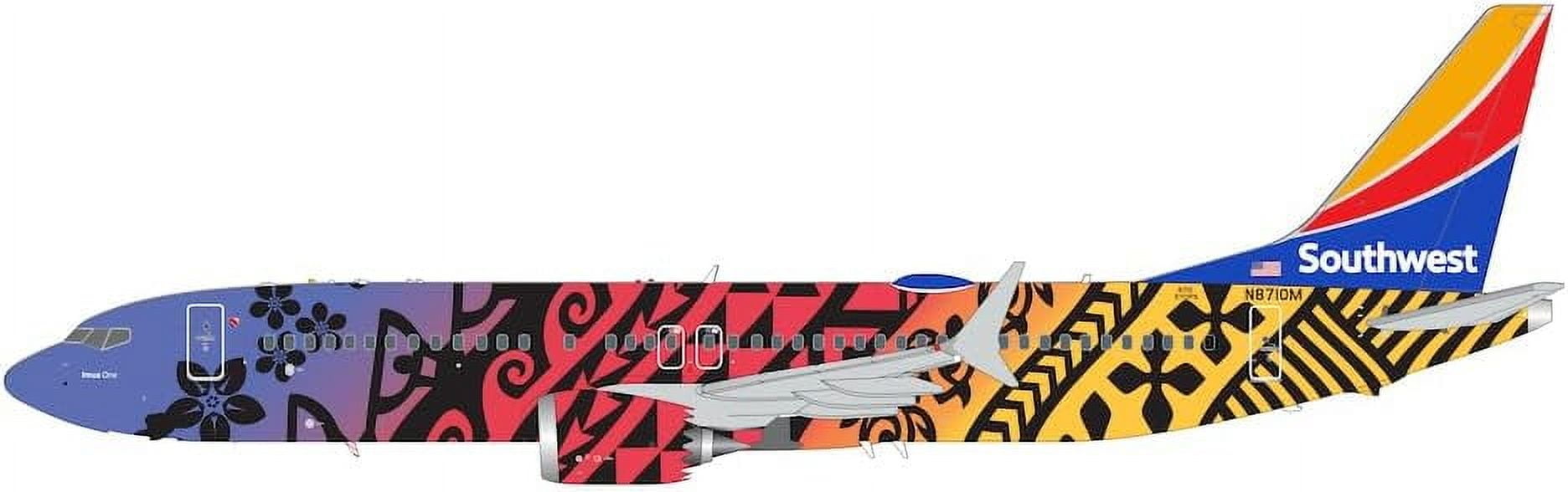 Boeing 737 MAX 8 Commercial Aircraft "Southwest Airlines - Imua One" Hawaiian Theme Livery 1/400 ...