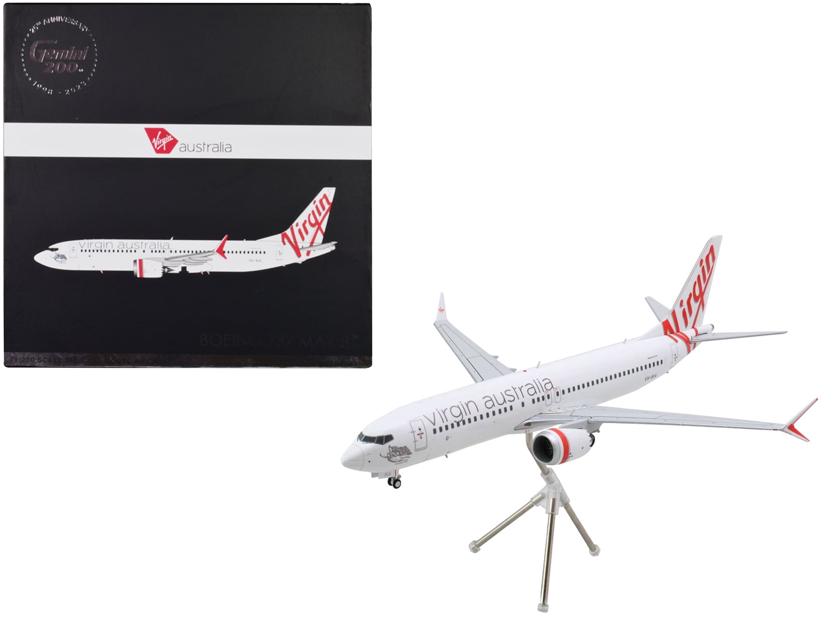 Boeing 737 MAX 8 Commercial Aircraft "Virgin Australia" (VH-8IA) White ...