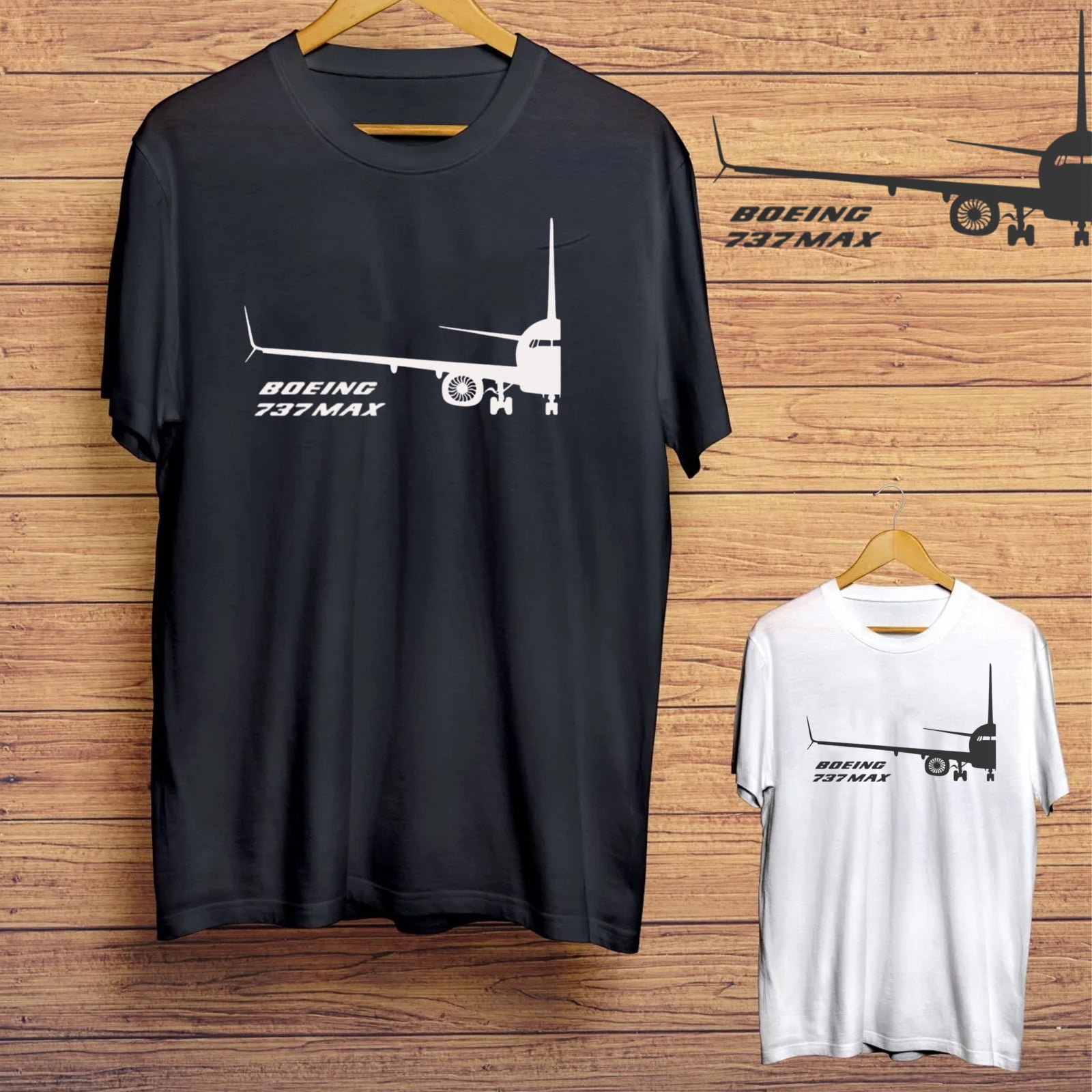 Boeing 737 T-Shirt,Gift for Aeroplane Lover,Retro Aviation Design ...