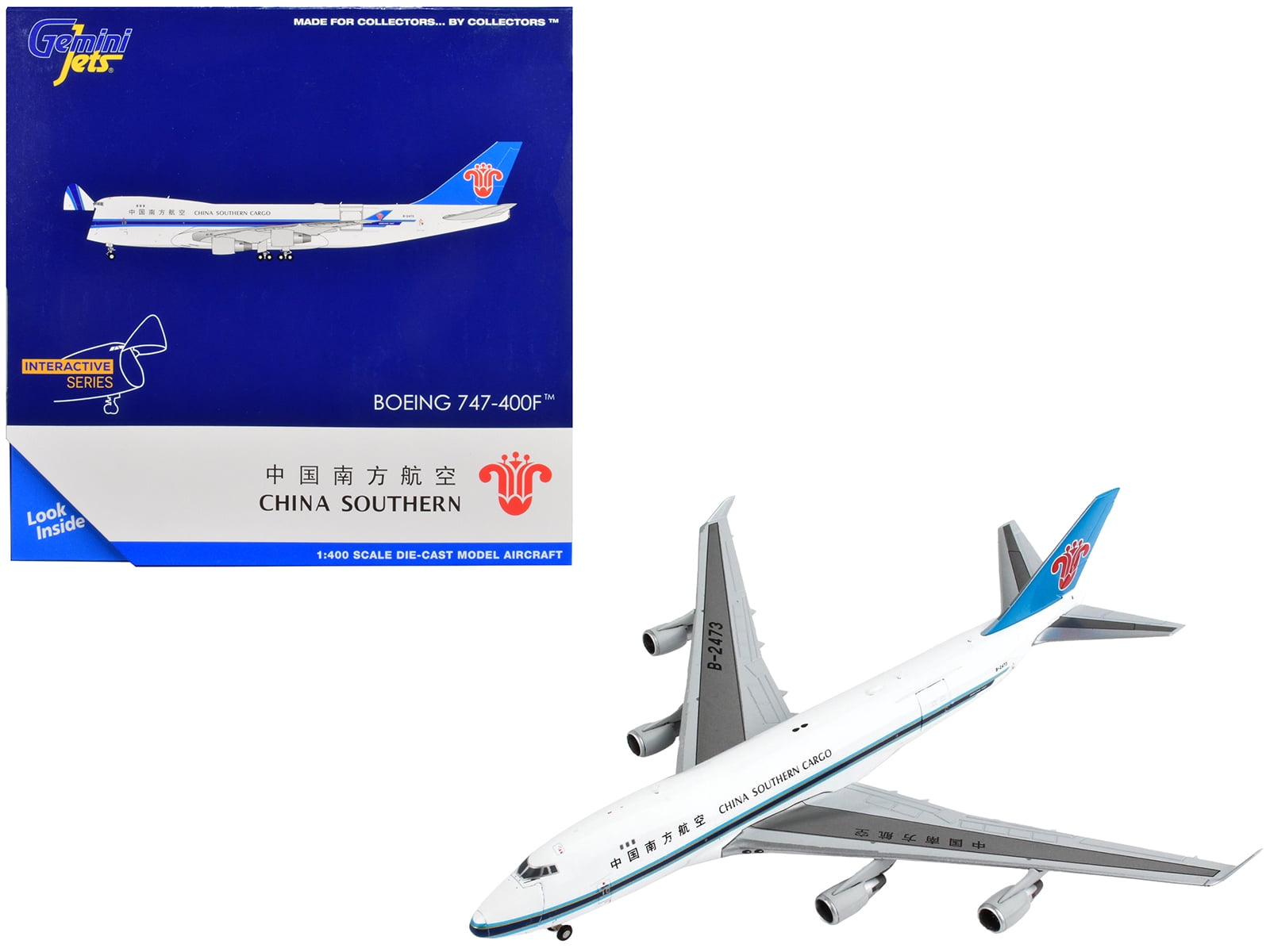 Boeing 747-400F Commercial Aircraft "China Southern Cargo" White with ...