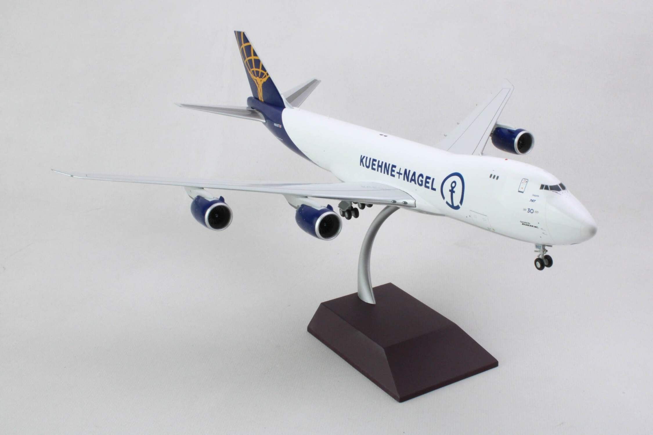 GEMINI200 ATLAS AIR/KUEHNE+NAGEL 747-8F 1/200 REG#N862GT - Walmart.com