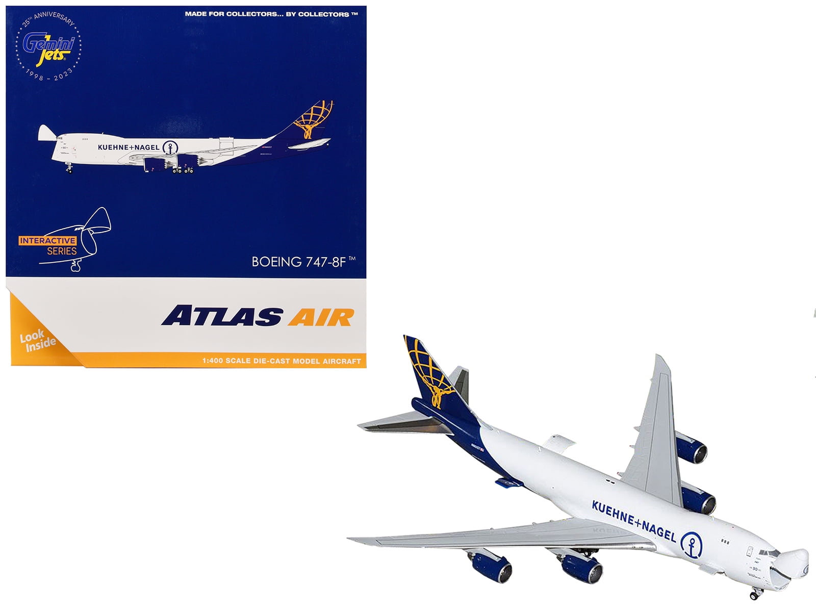 Boeing 747-8F Commercial Aircraft "Atlas Air - Kuehne+Nagel" (N862GT ...