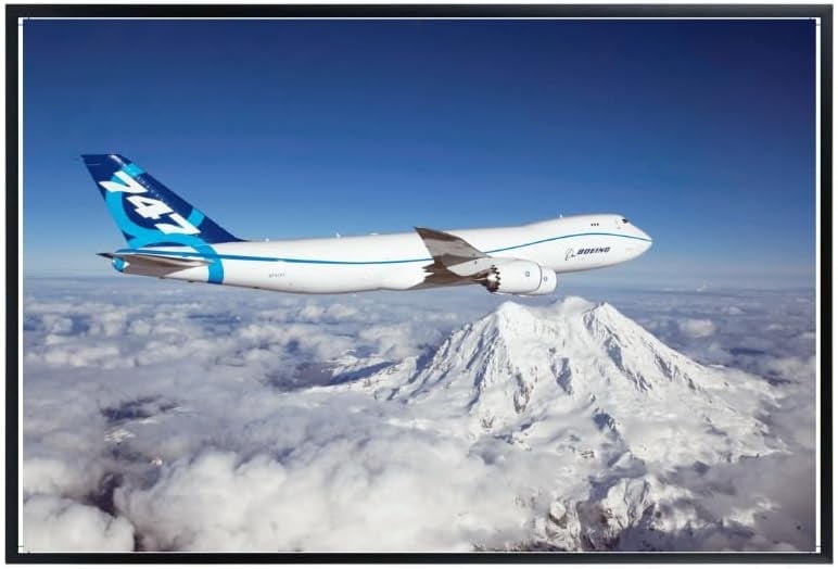 Boeing 747 Poster | Airline Aviation Wall Art | Iconic Airplane ...