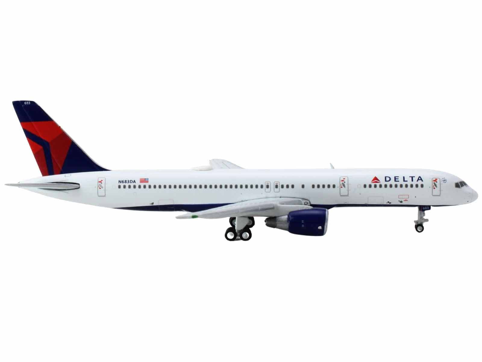 Boeing 757-200 Commercial Aircraft "Delta Air Lines" (N683DA) White ...