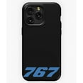 Boeing 767 Blue Horizontal Airplane G3687 Phone Case for iPhone17 16 15 ...