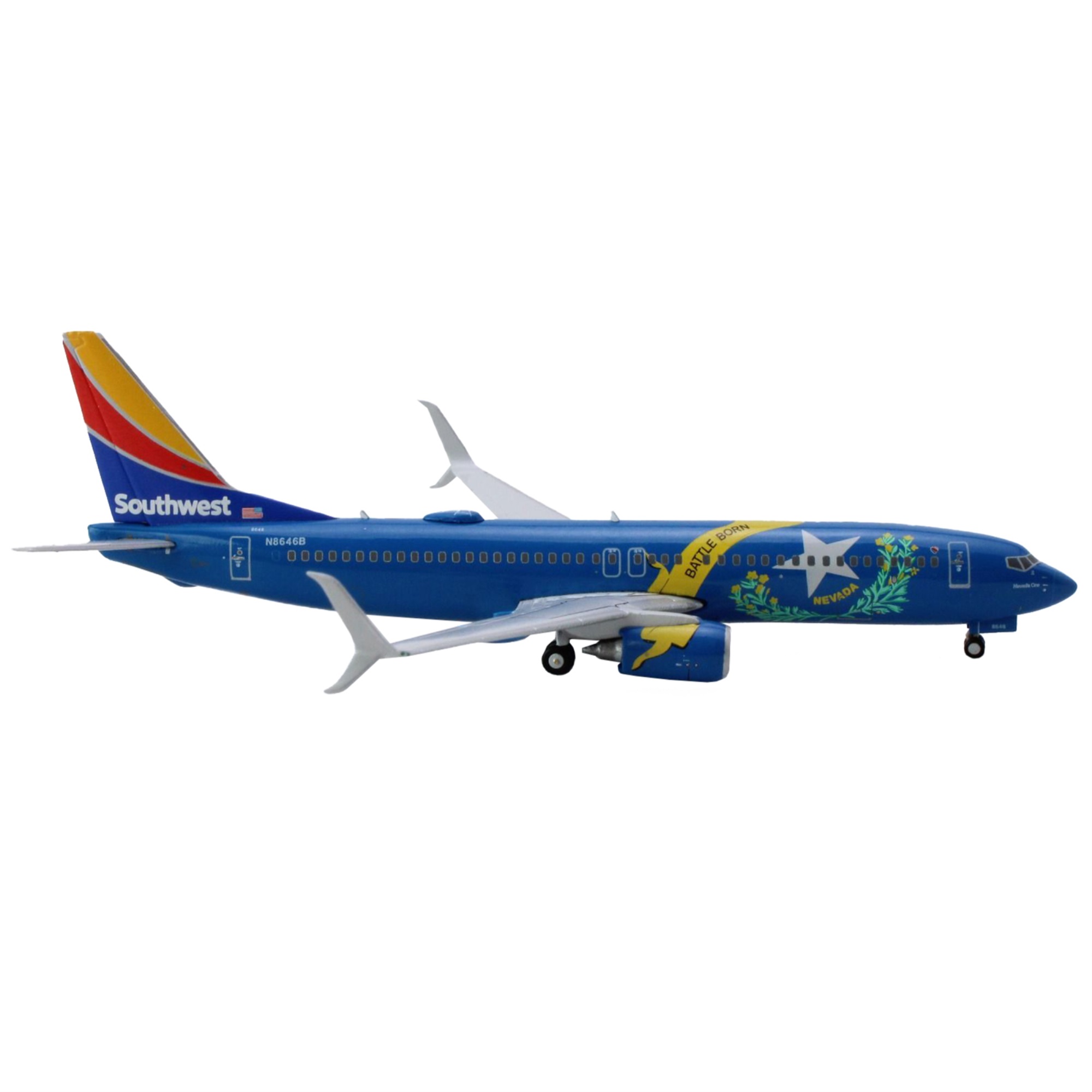 Boeing 737-800 Commercial Aircraft "Southwest Airlines - Nevada One ...