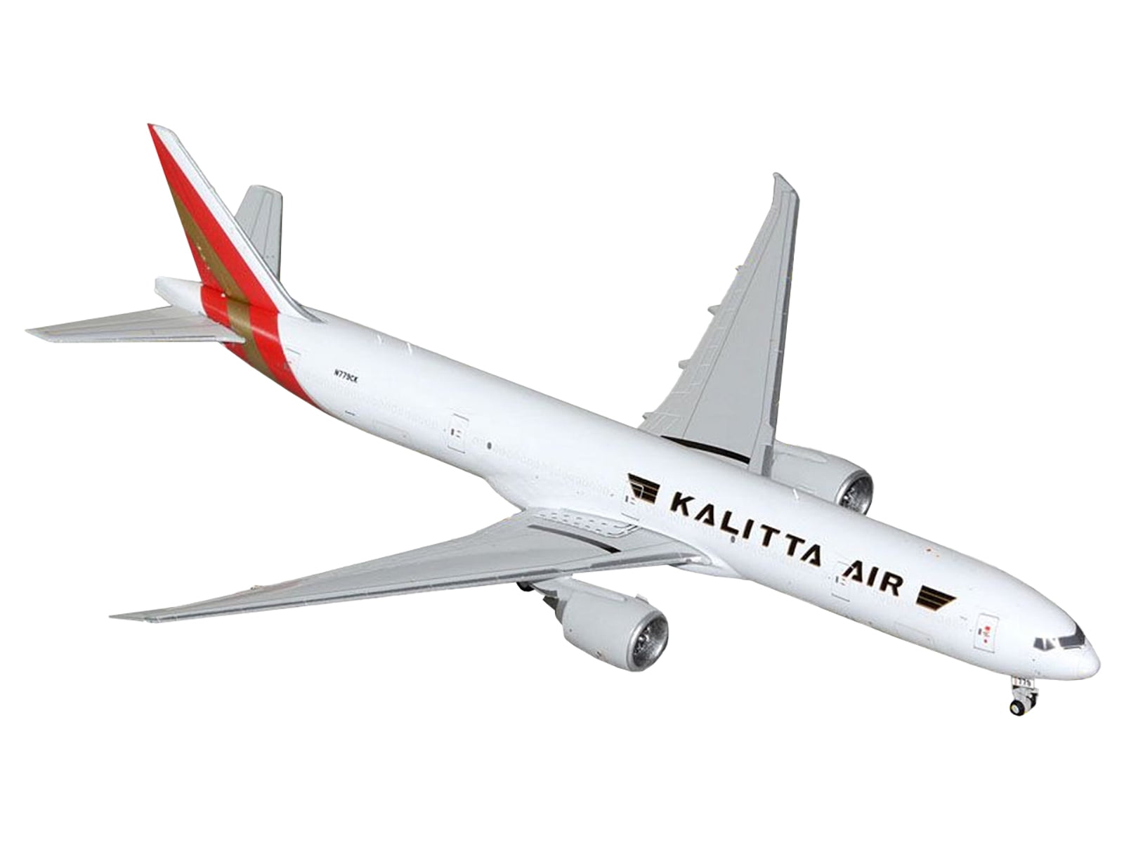 Boeing 777-300ER Commercial Aircraft "Kalitta Air" (N779CK) White with ...