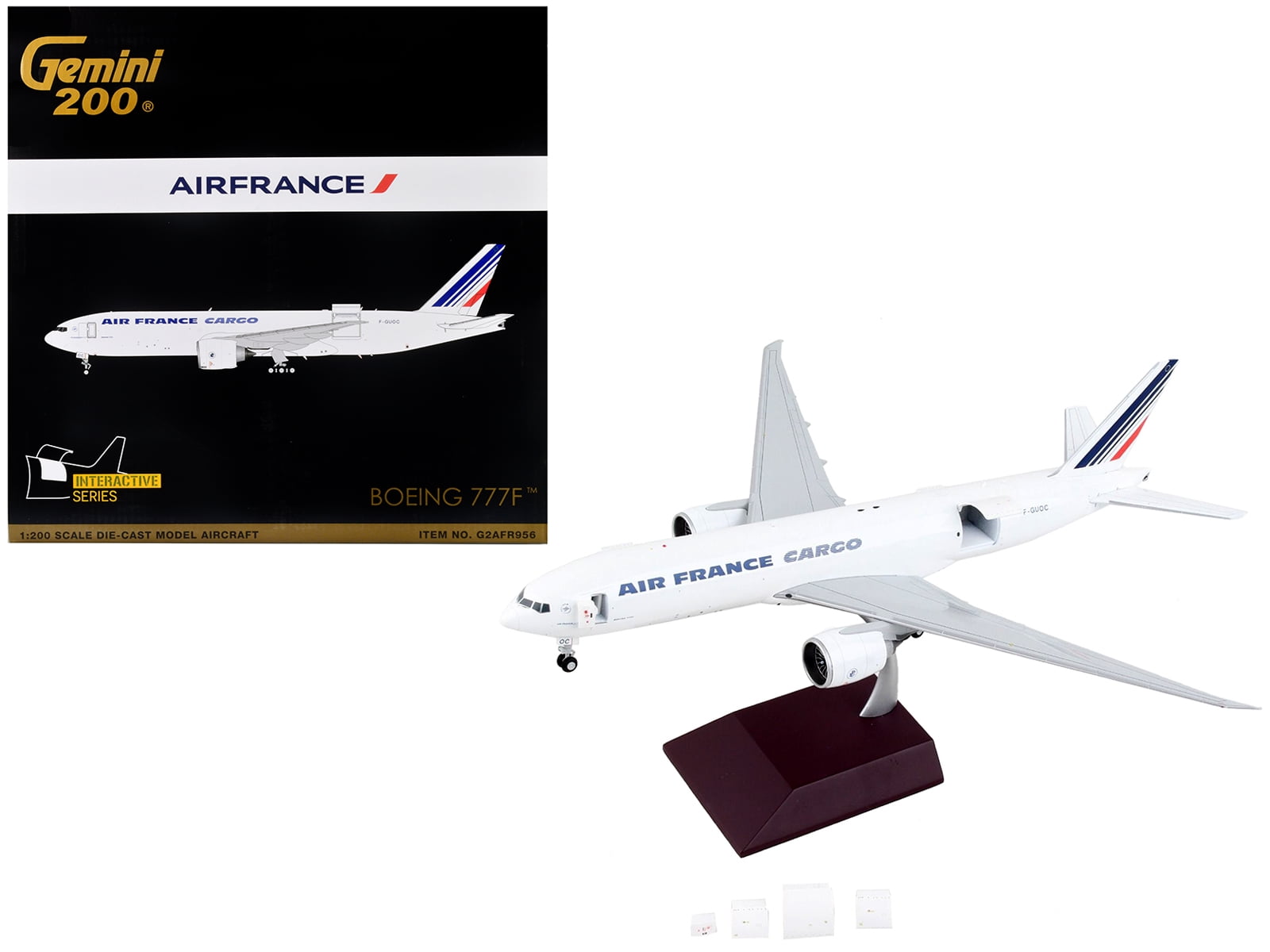 Boeing 777F Commercial Aircraft "Air France Cargo" White with Striped ...