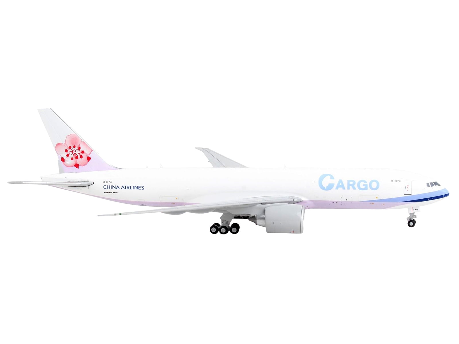 Diecast Boeing 777F Commercial Aircraft "China Airlines Cargo" White ...