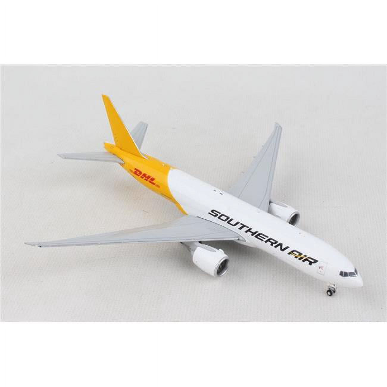 Boeing 777F Commercial Aircraft Southern Air - DHL White and Yellow 1/ ...