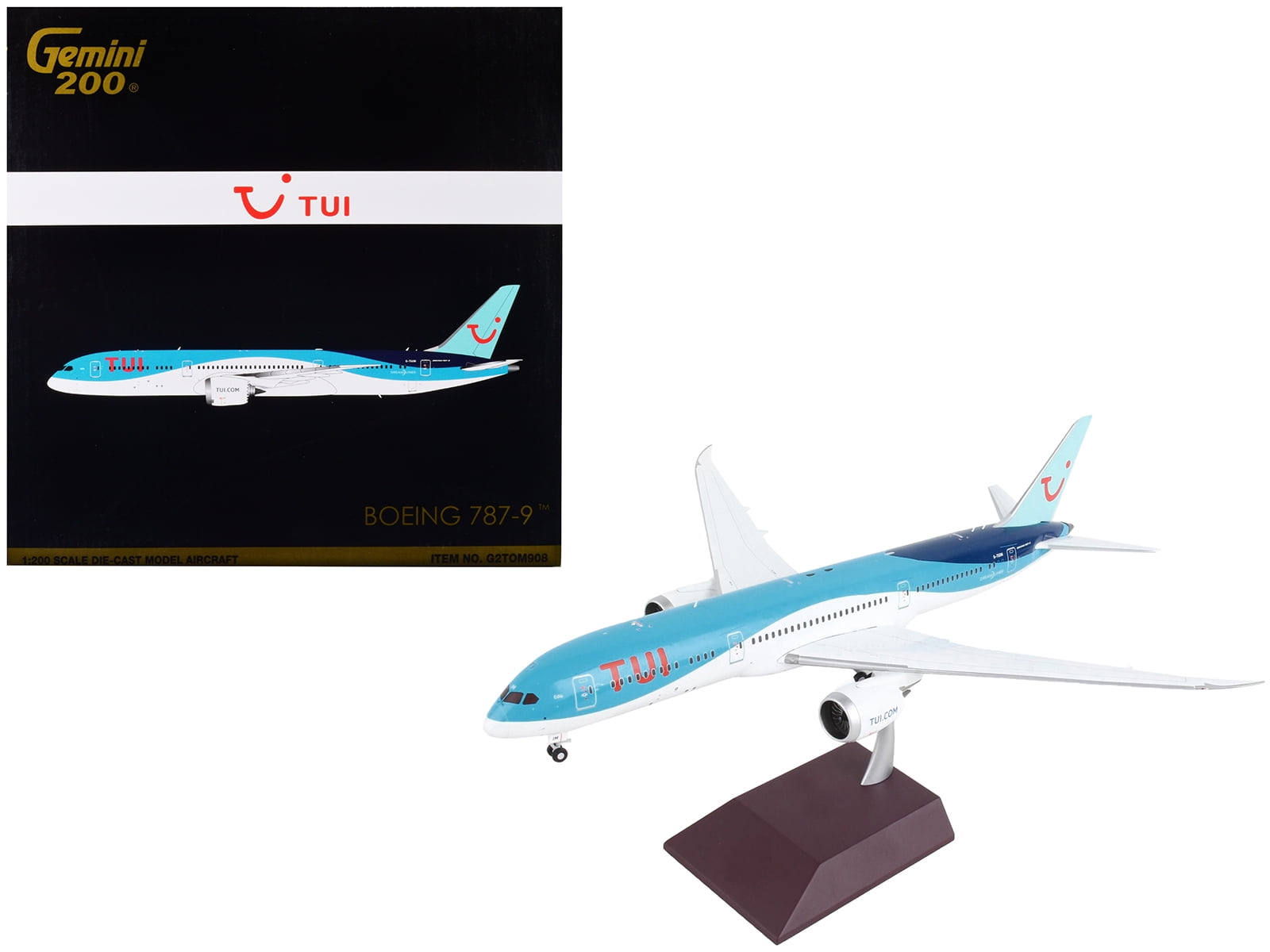 Boeing 787-9 Commercial Aircraft "TUI Airways" Blue and White "Gemini ...