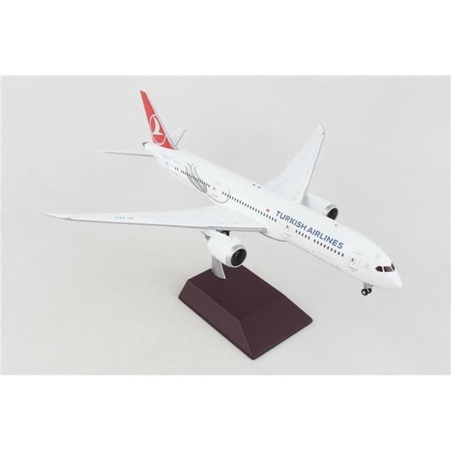 Boeing 787-9 Commercial Aircraft Turkish Airlines White with Red Tail ...