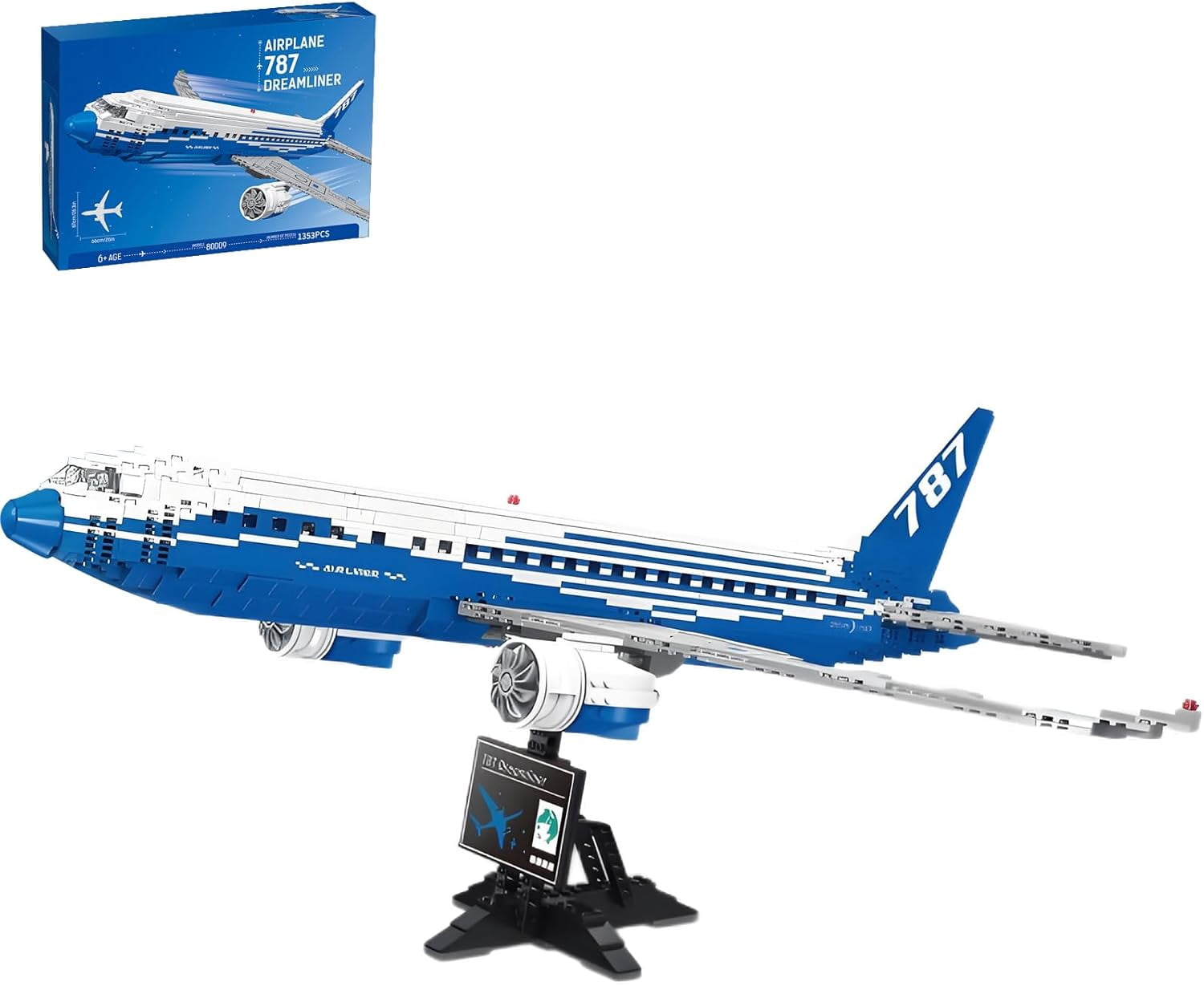 Boeing 787 Airplane Building Blocks Sets Concorde Building Kits ...