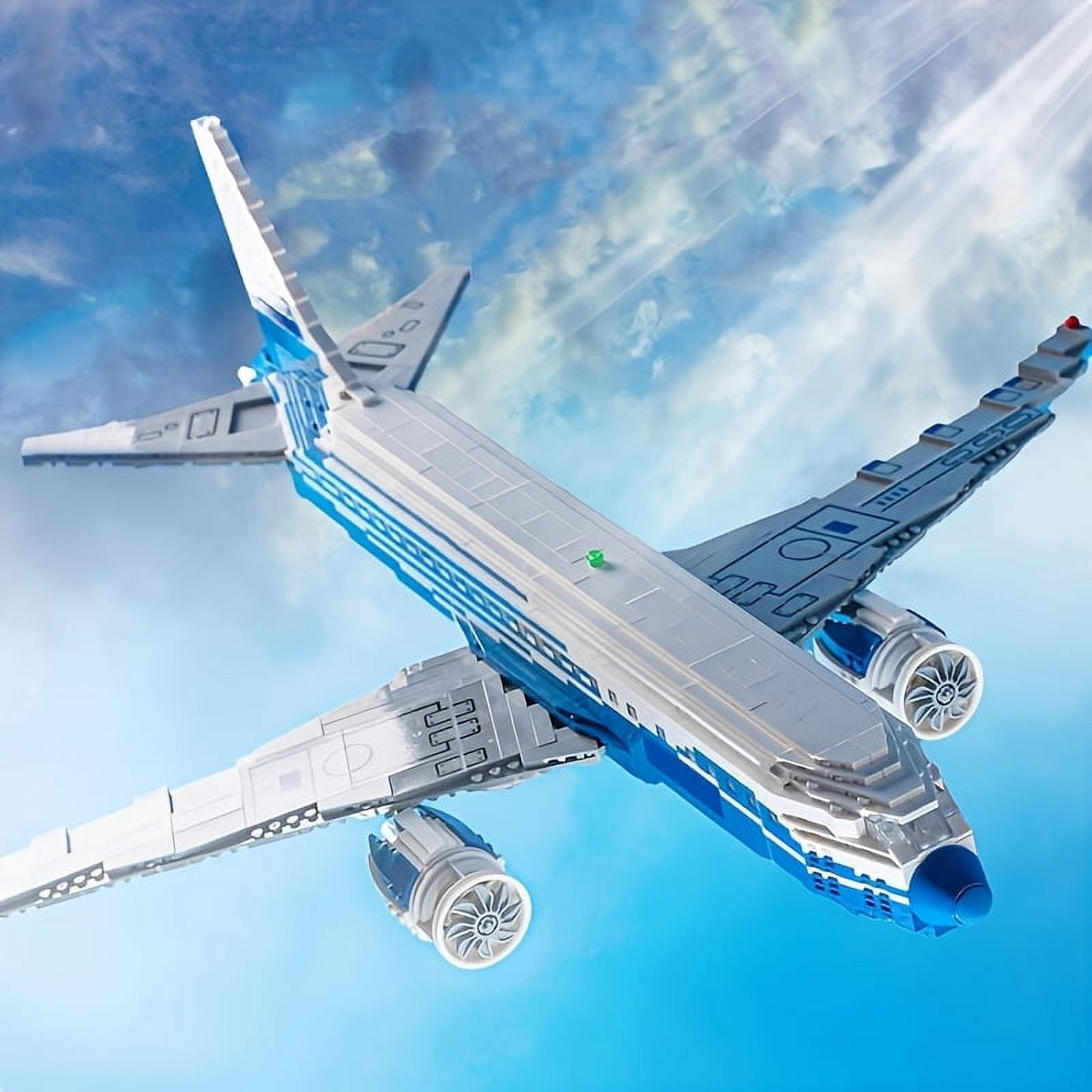 Boeing 787 Dreamliner Building Block Toy Set, Aircraft Splicing Toy ...