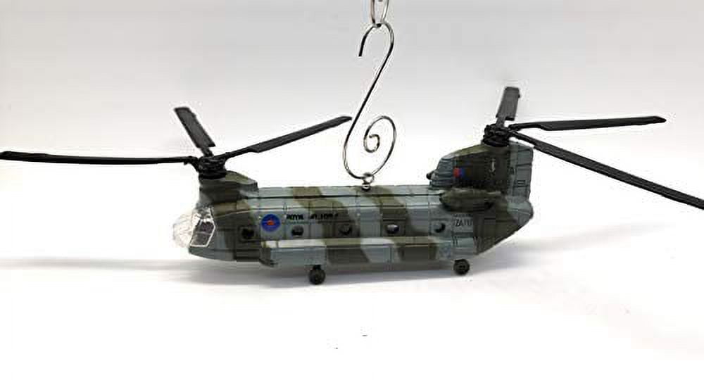 Boeing CH-47 Chinook Helicopter Aircraft Custom Christmas Ornament ...