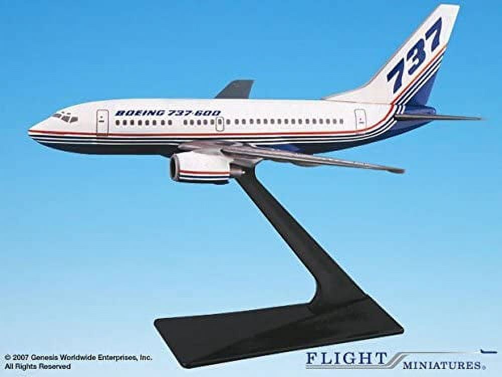 Boeing Demo (81-04) 737-600 Airplane Miniature Model Plastic Snap Fit 1 ...