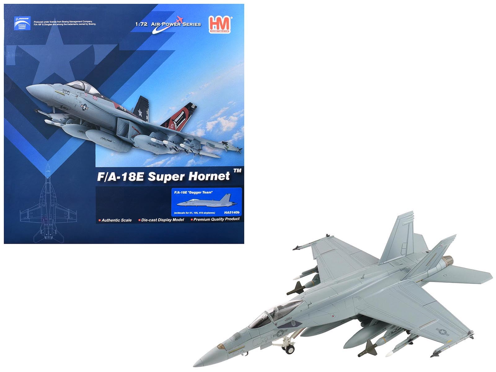 Boeing F/A-18E Super Hornet Fighter Aircraft "Dagger Team (with decals ...