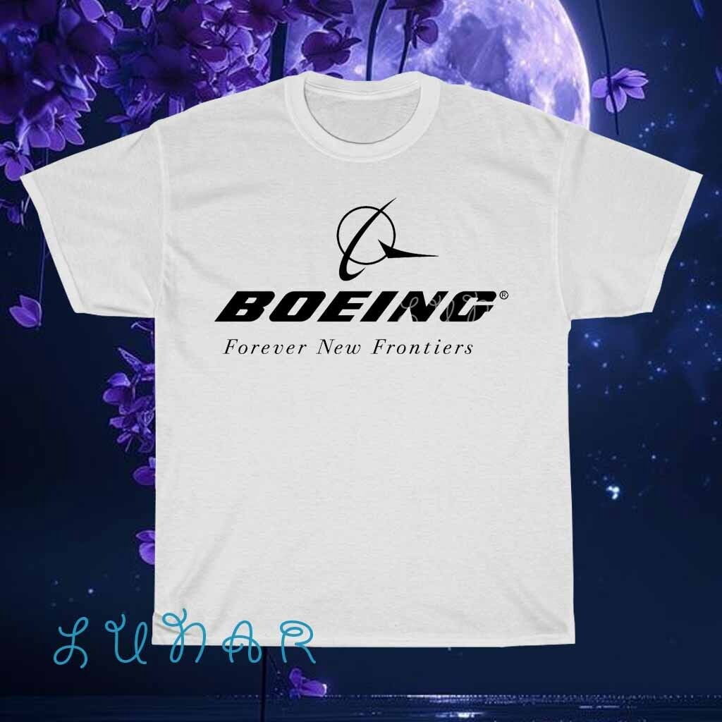 Boeing Forever New Frontiers T-Shirt Logo T-Shirt Funny Size S to 5XL ...