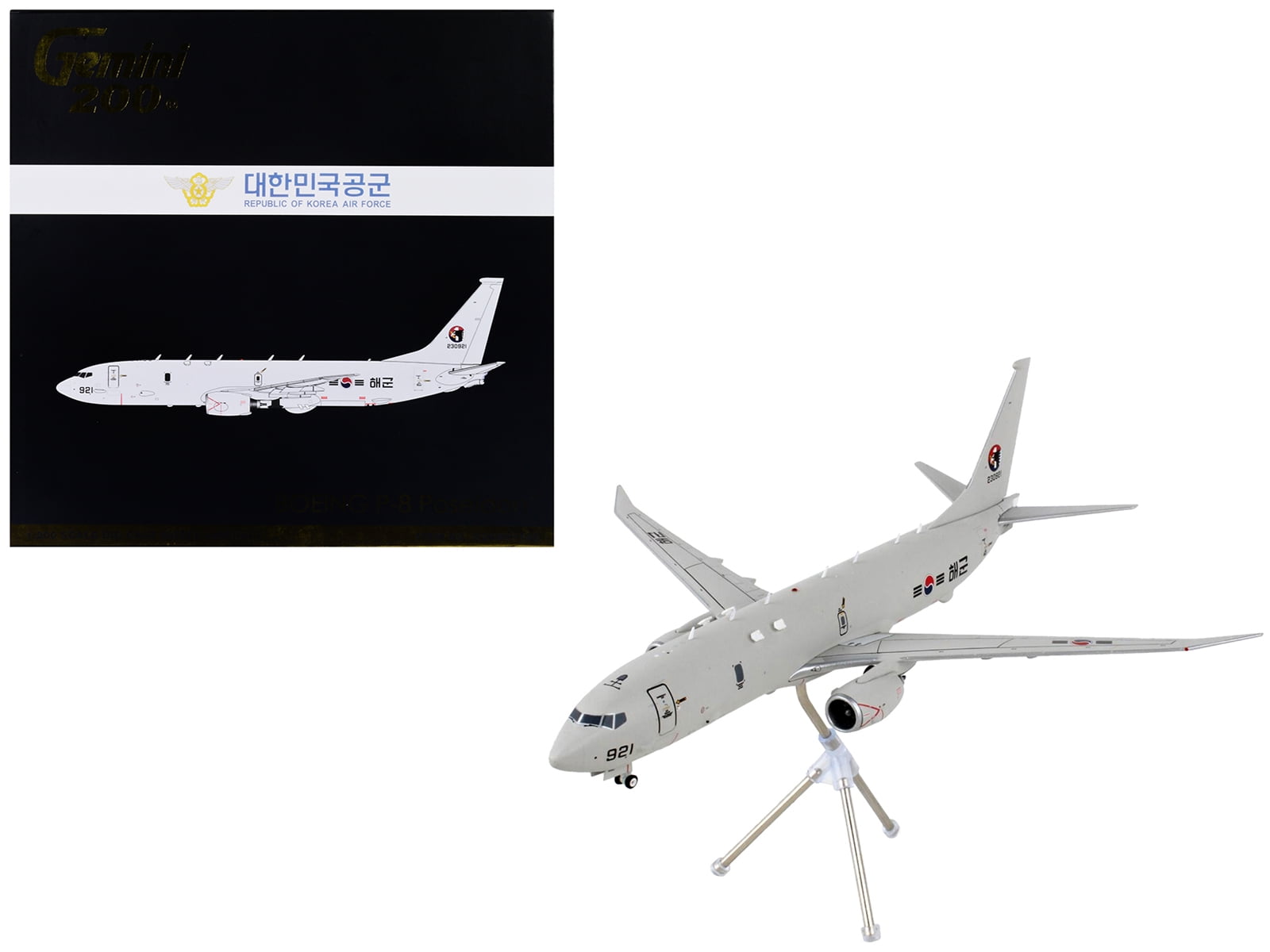 Boeing P-8 Poseidon Patrol Aircraft "Republic of Korea Air Force" Gray ...