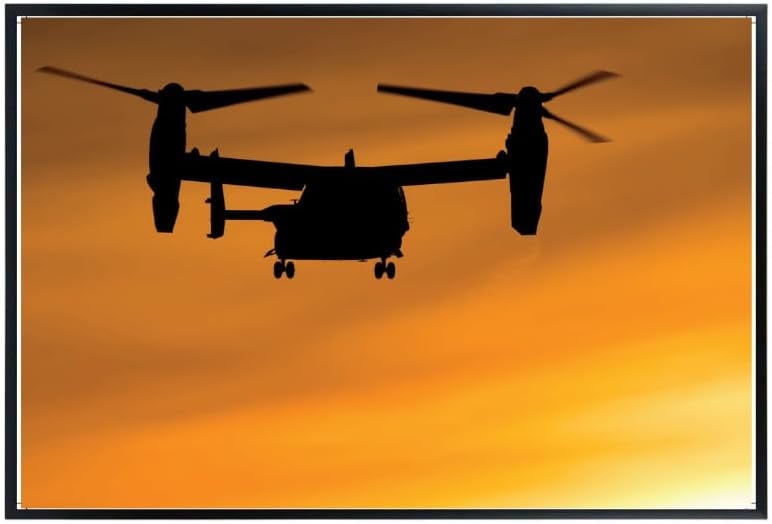 Boeing V-22 Osprey Wall Art – Military Aviation Poster – High ...