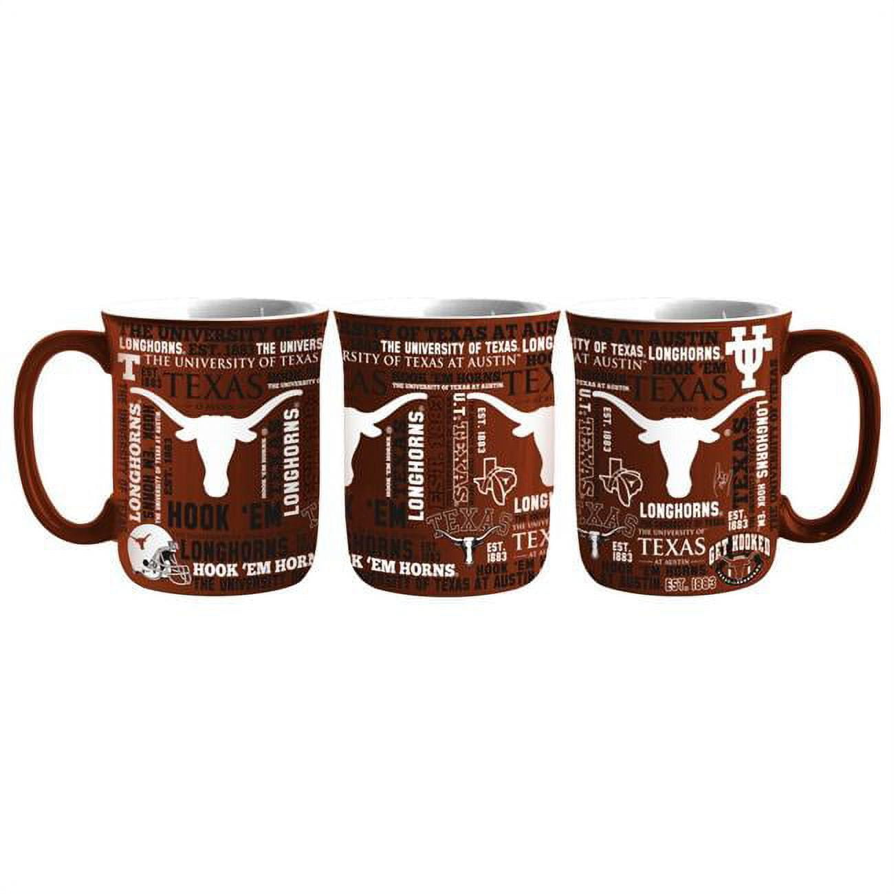 Boelter 8886021029 Texas Longhorns Spirit Style Coffee Mug - 17 oz ...