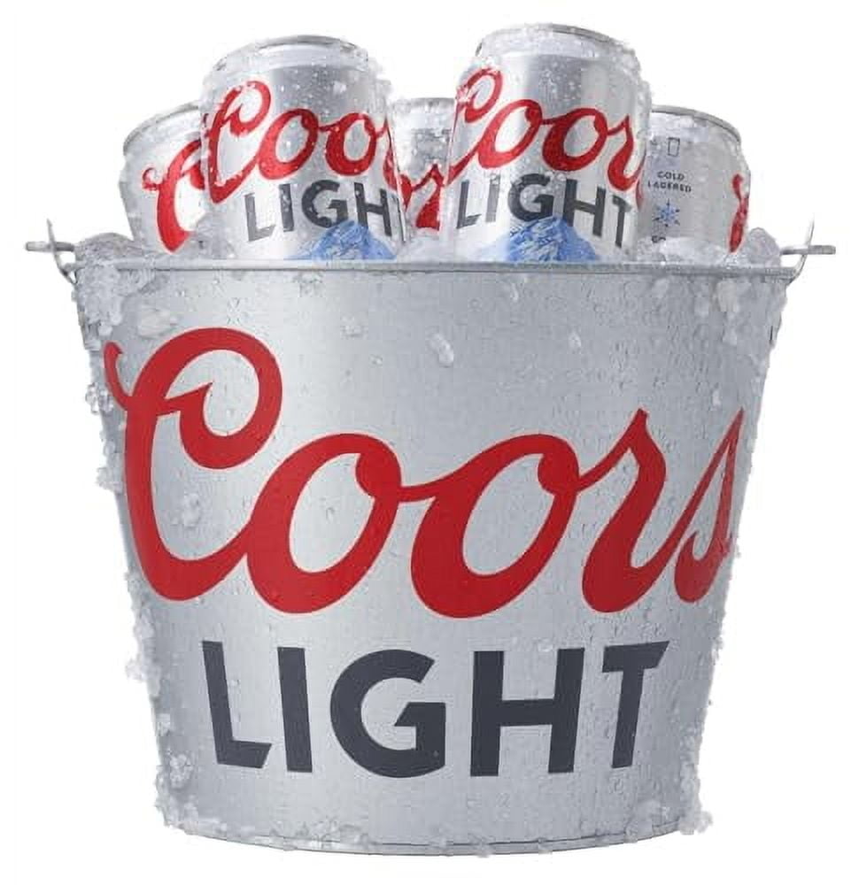 Boelter Brands Coors Light Metal Bucket, 5 Quarts, Black - Walmart.com