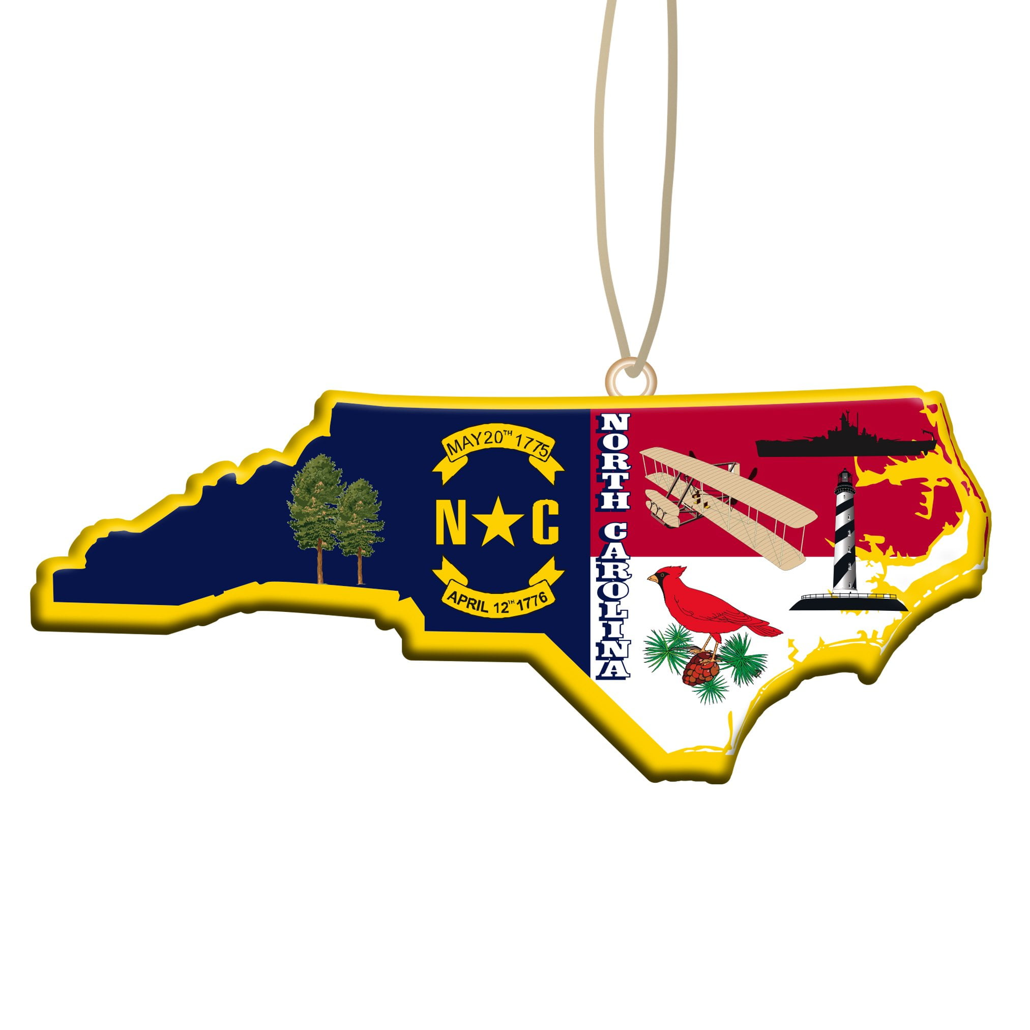 Boelter Brands "North Carolina" Resin State Figural Ornament - Walmart ...