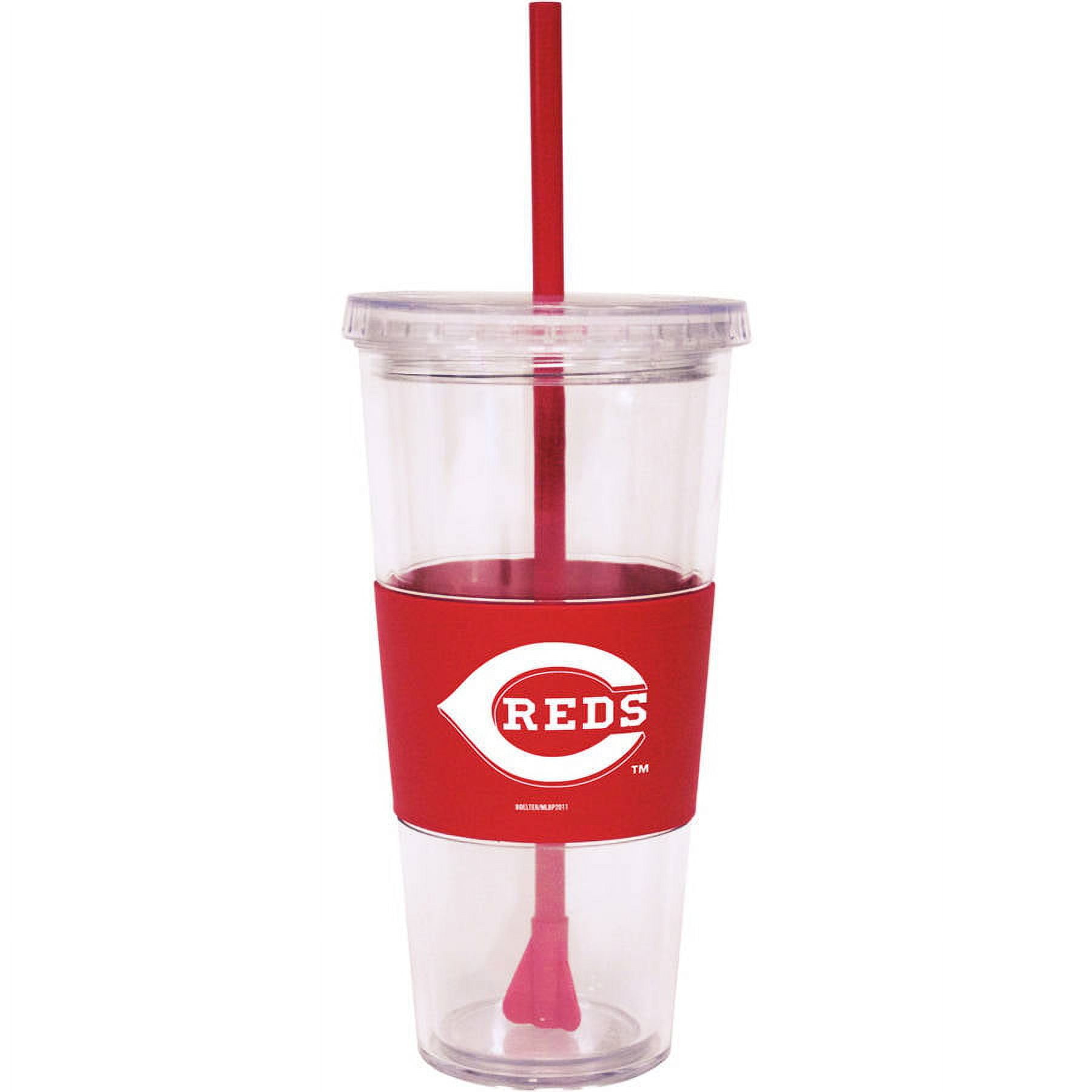 Boelter Lidded Cold Cup With Straw - Cincinnati Reds - Walmart.com