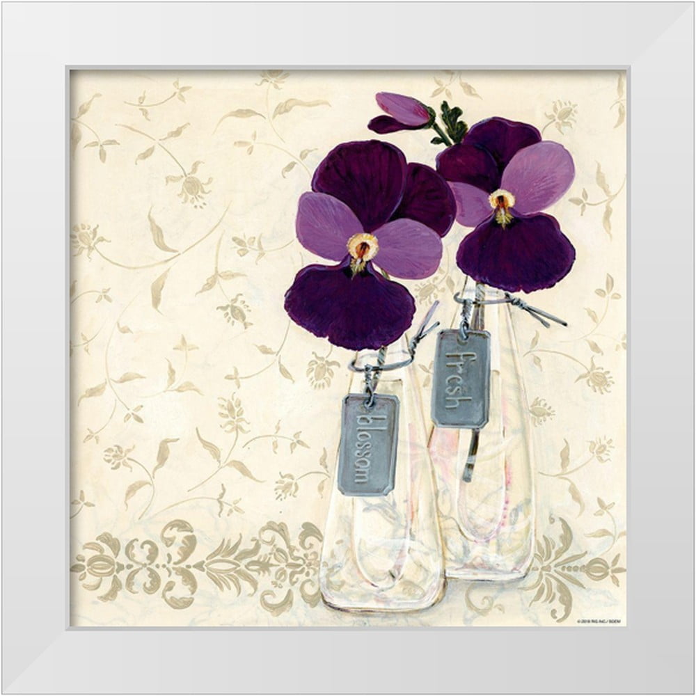 Boem, O. 12x12 White Modern Wood Framed Museum Art Print Titled ...