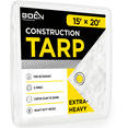 Boen Extra Heavy FR Tarps White 14x14 Weave 15' x 20' - Walmart.com