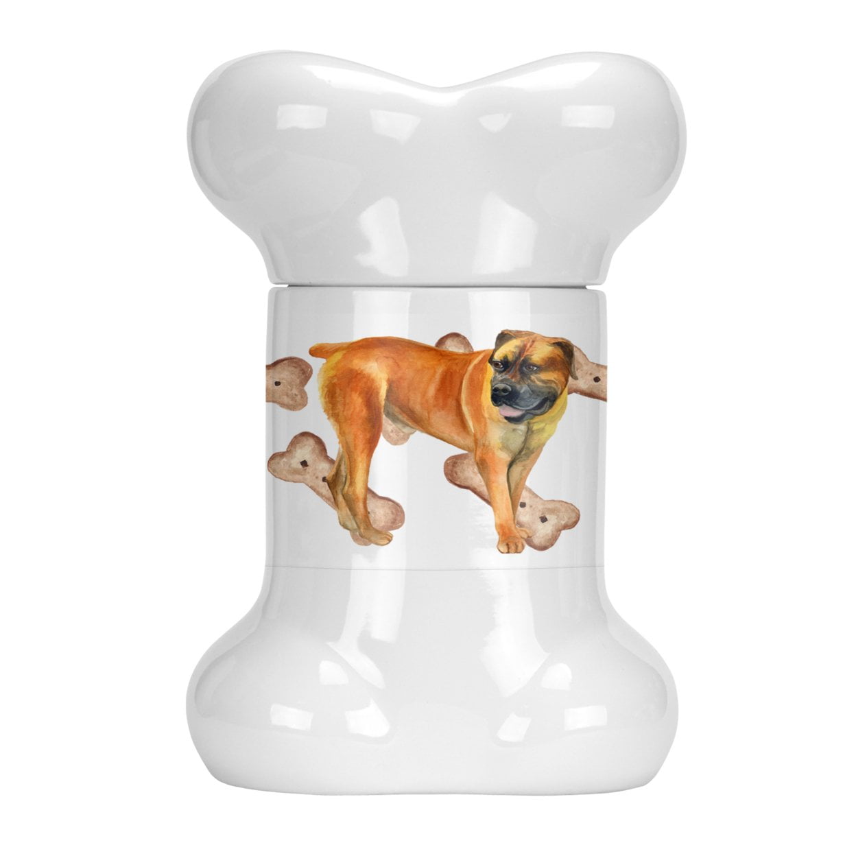 Boerboel Mastiff Bone Shaped Treat Jar - Walmart.com