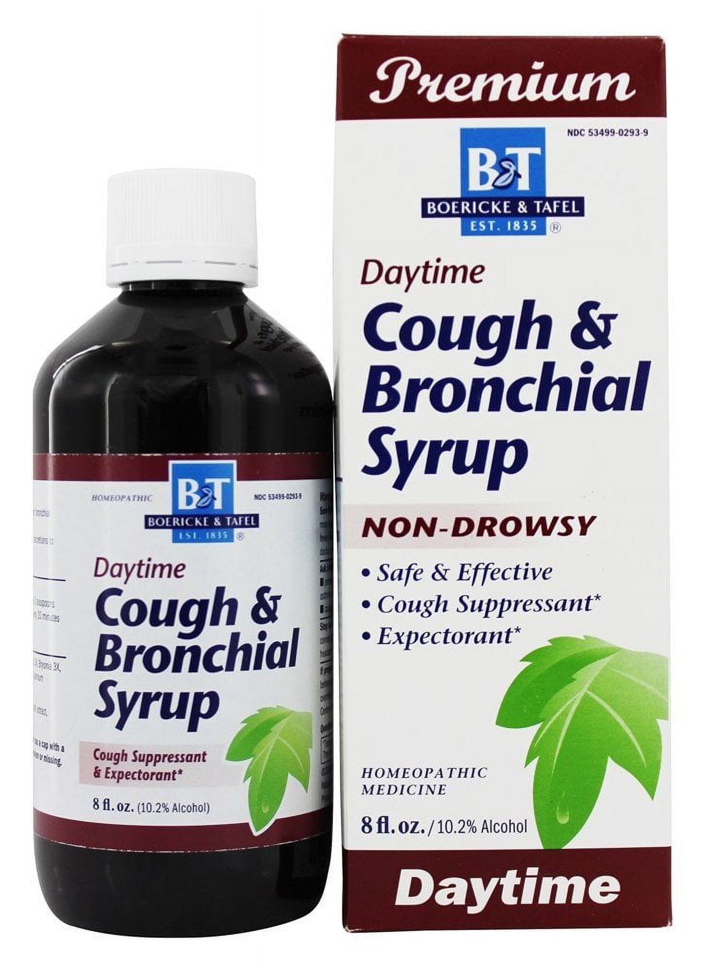 Boericke & Tafel Daytime Cough & Bronchial Syrup 8 fl oz Liquid HSA/FSA ...