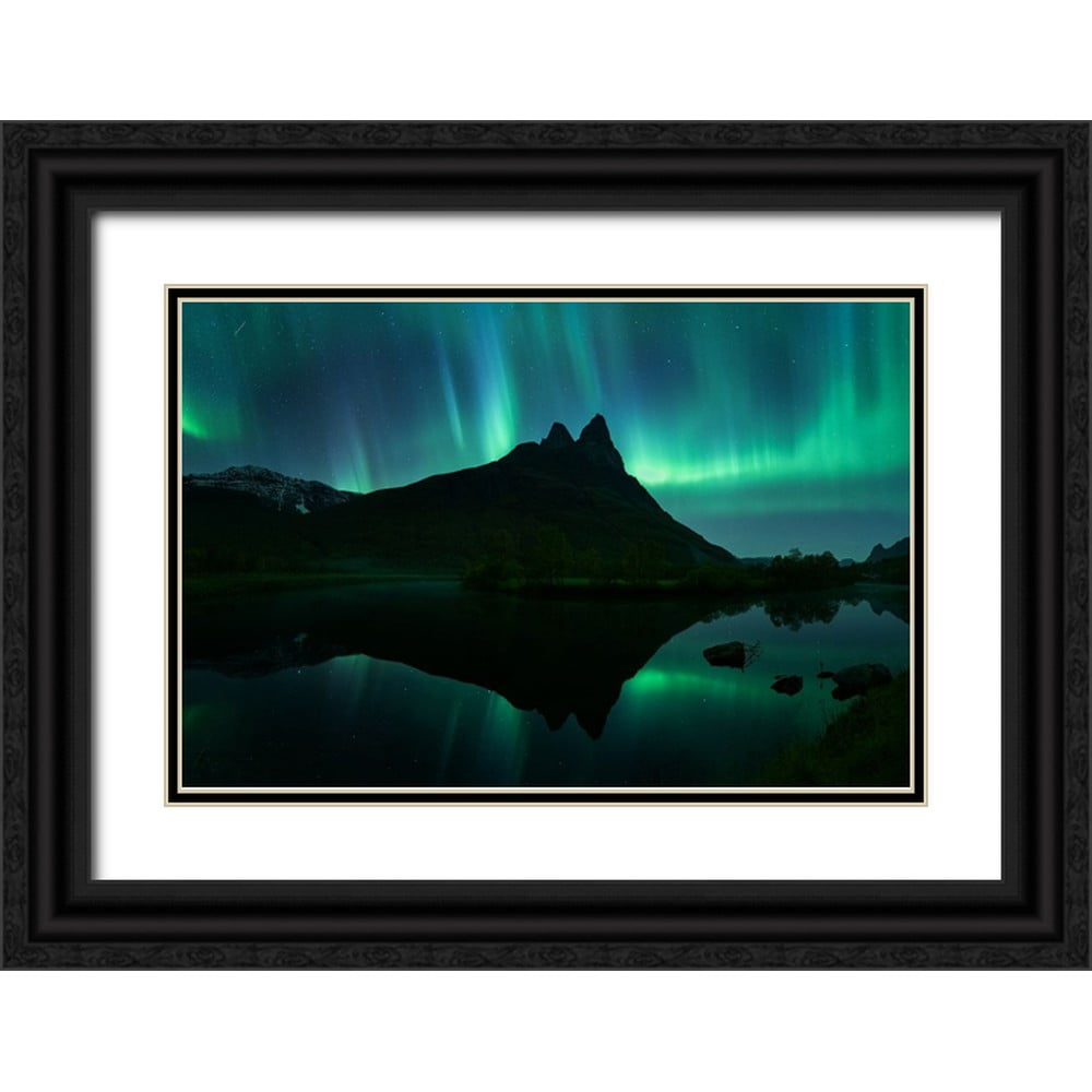 Bogaerts, Sus 18x13 Black Ornate Wood Framed with Double Matting Museum ...
