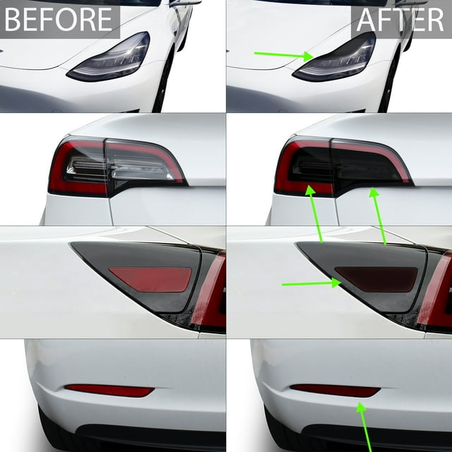 Bogar Tech Designs Tail Head Light Side Markers Reflectors Tint Kit ...