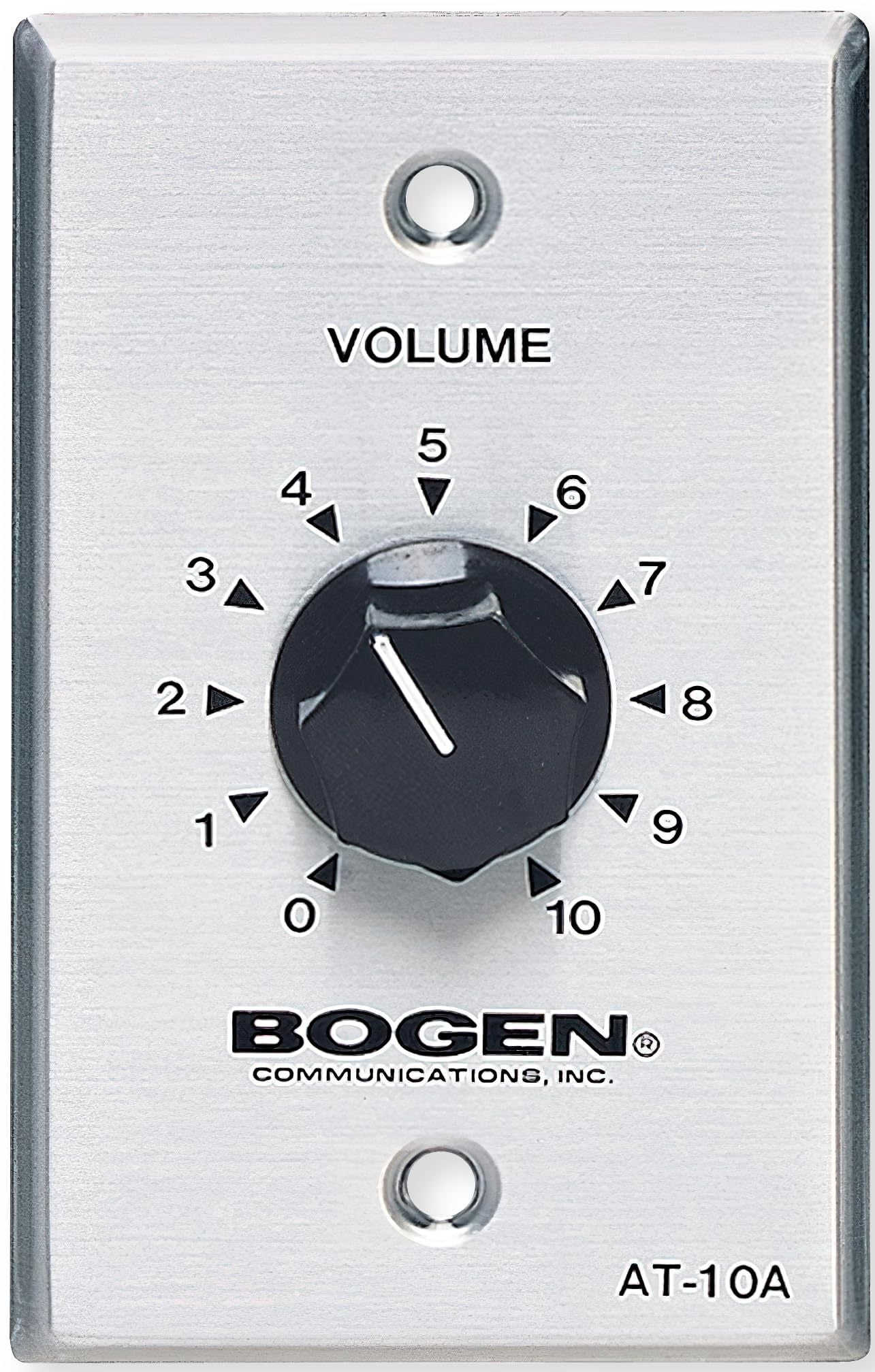 Bogen AT-10A Speaker Attenuator, 10 Watts, 10 Step Volume Control, 25V ...