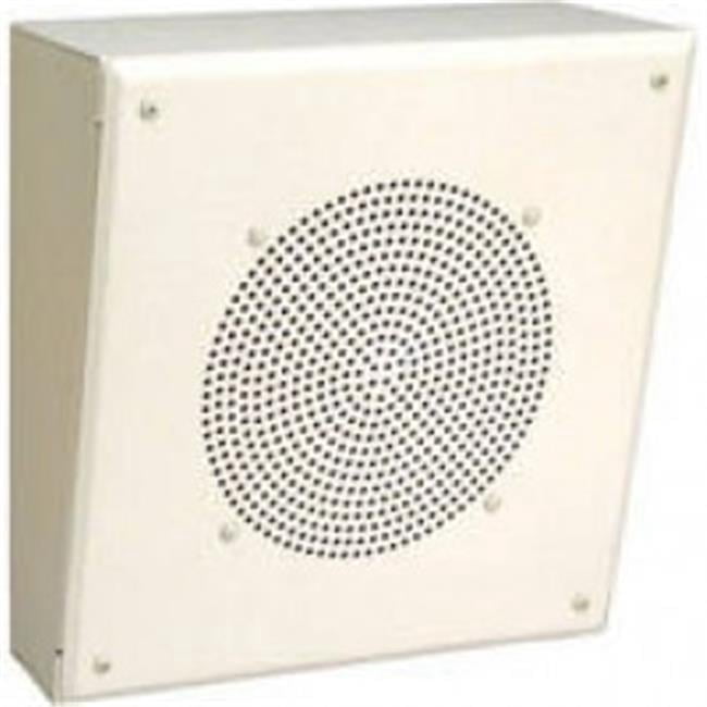 Bogen 4 Watt Slant Metal Mounted Enclosure Box Speaker, 8" Silver ...