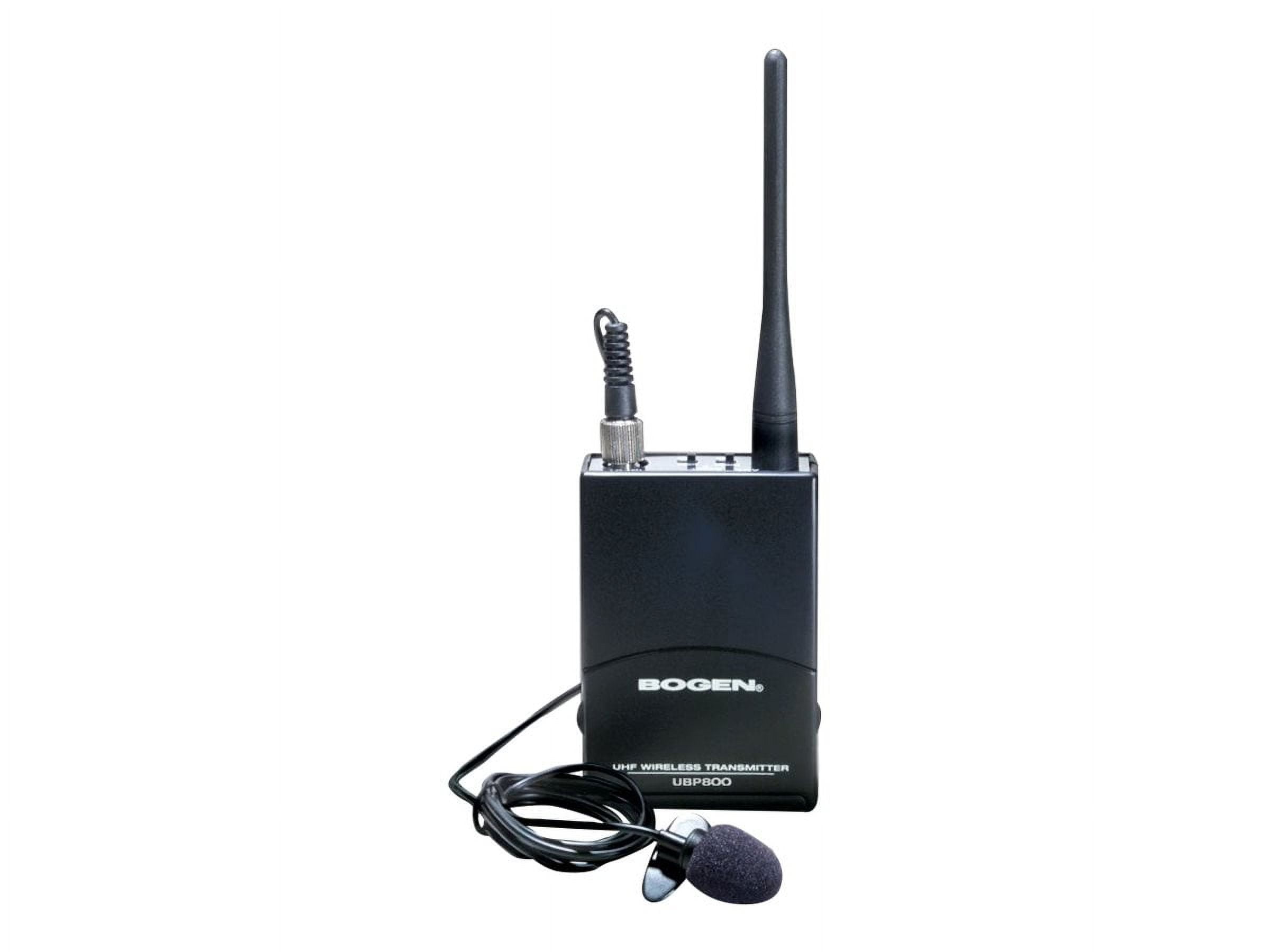 Bogen UBP800 Body-Pack with Lavaliere Microphone - Walmart.com