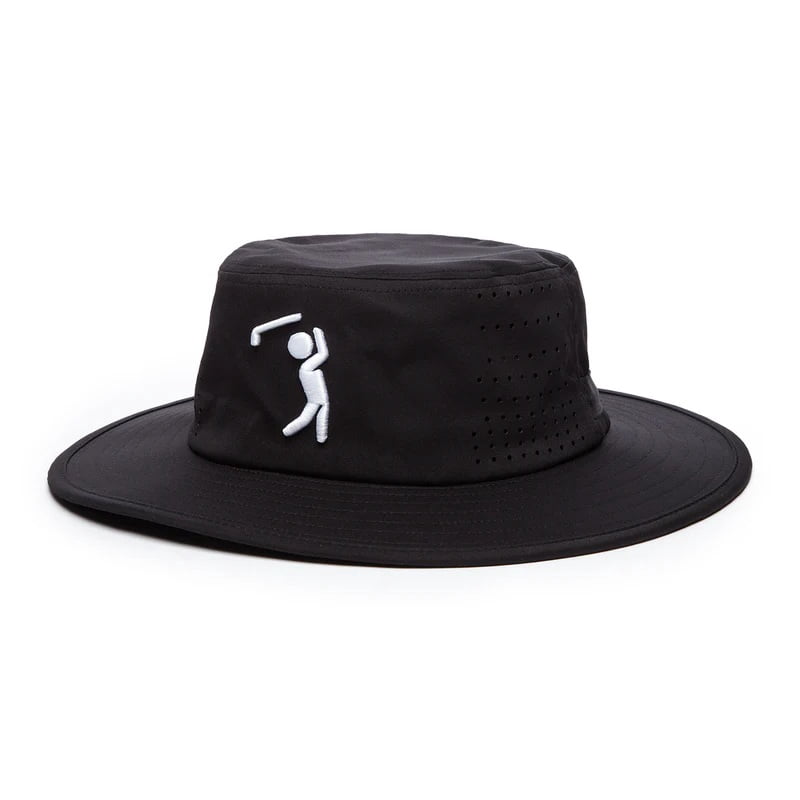 Bogey Bros Golf Bogeyman Bucket Hat Black Small/Medium - Walmart.com