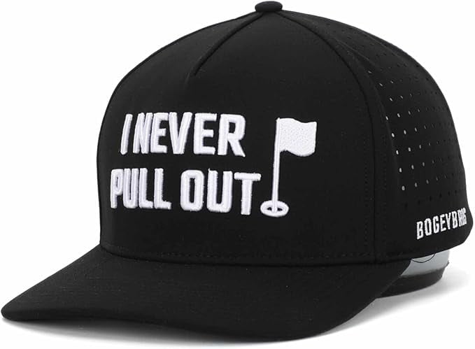 Bogey Bros Golf I Never Pull Out Performance Rope Hat Navy - Walmart.com